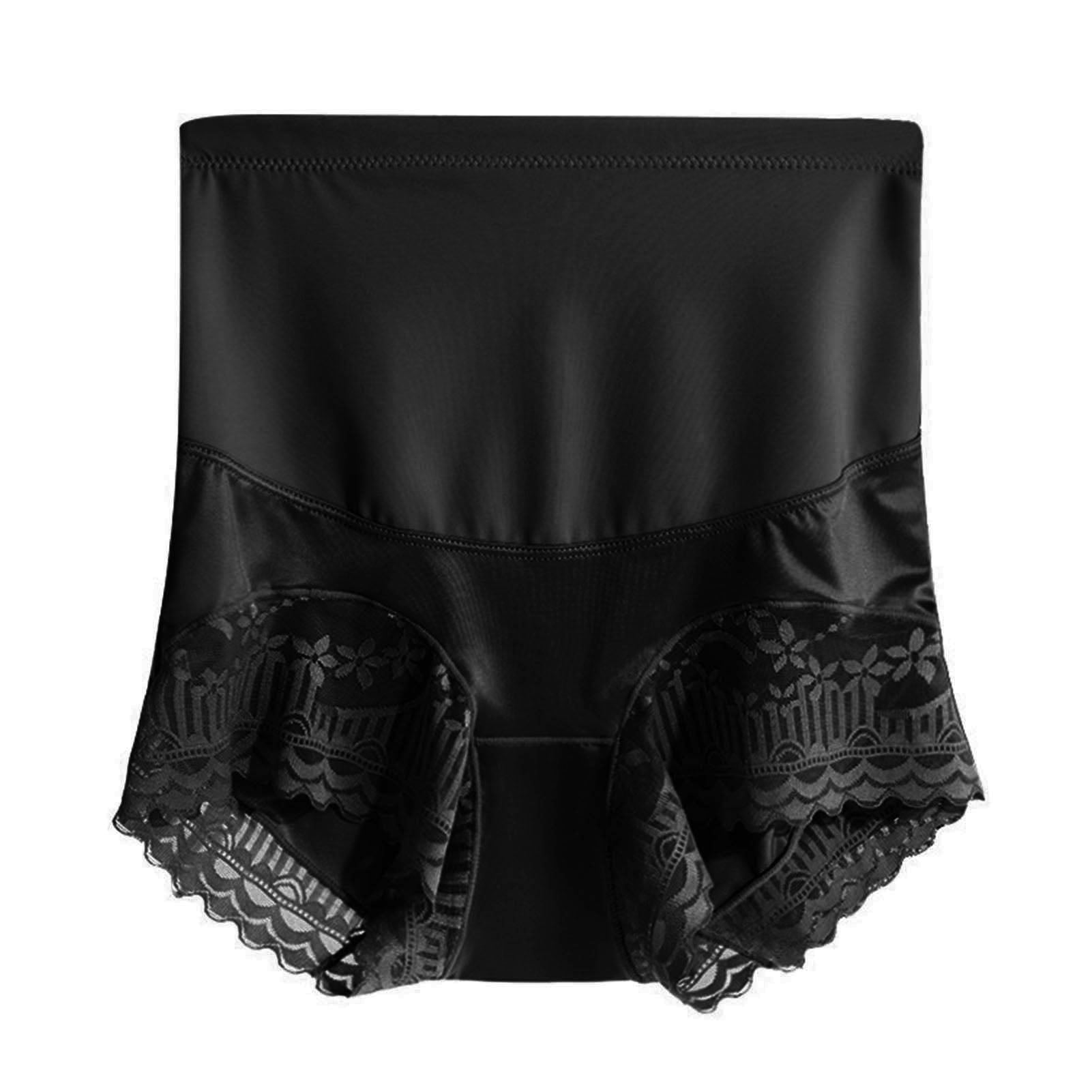 Kripyery Women Panties Flower Print High Waist - Tummy Control - Thin ...