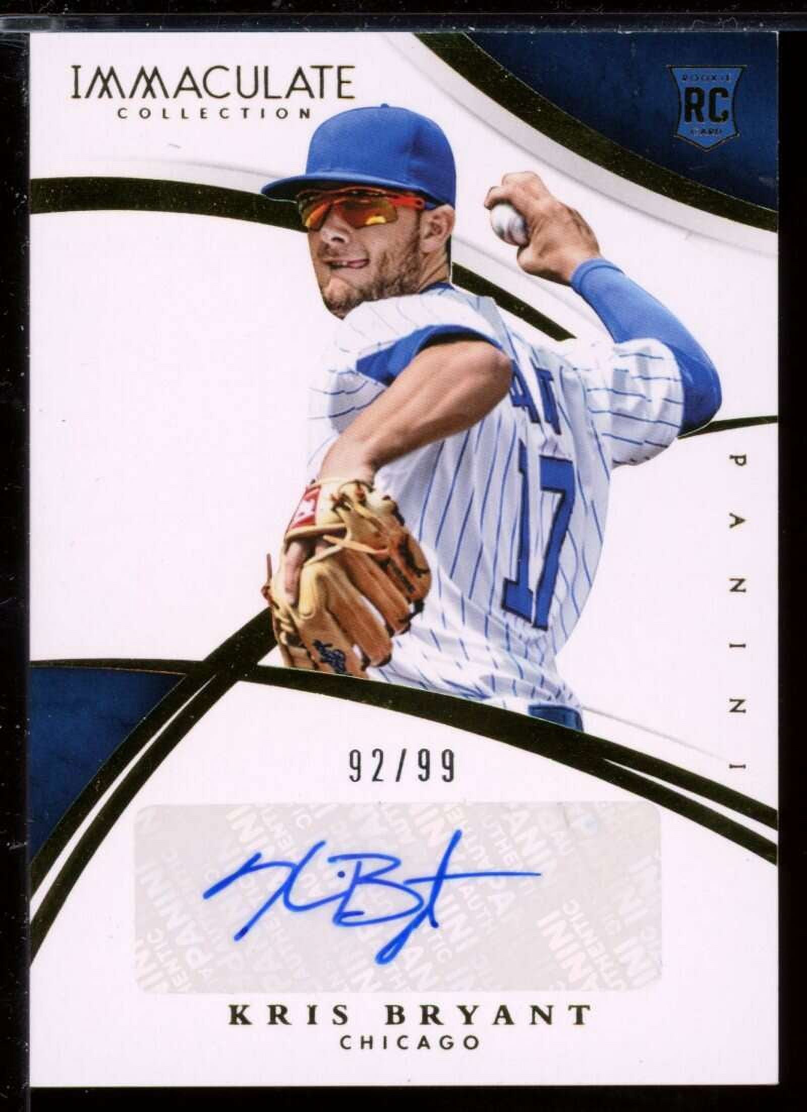 Kris Bryant AU Rookie Card 2015 Immaculate Collection #148 /99 ...