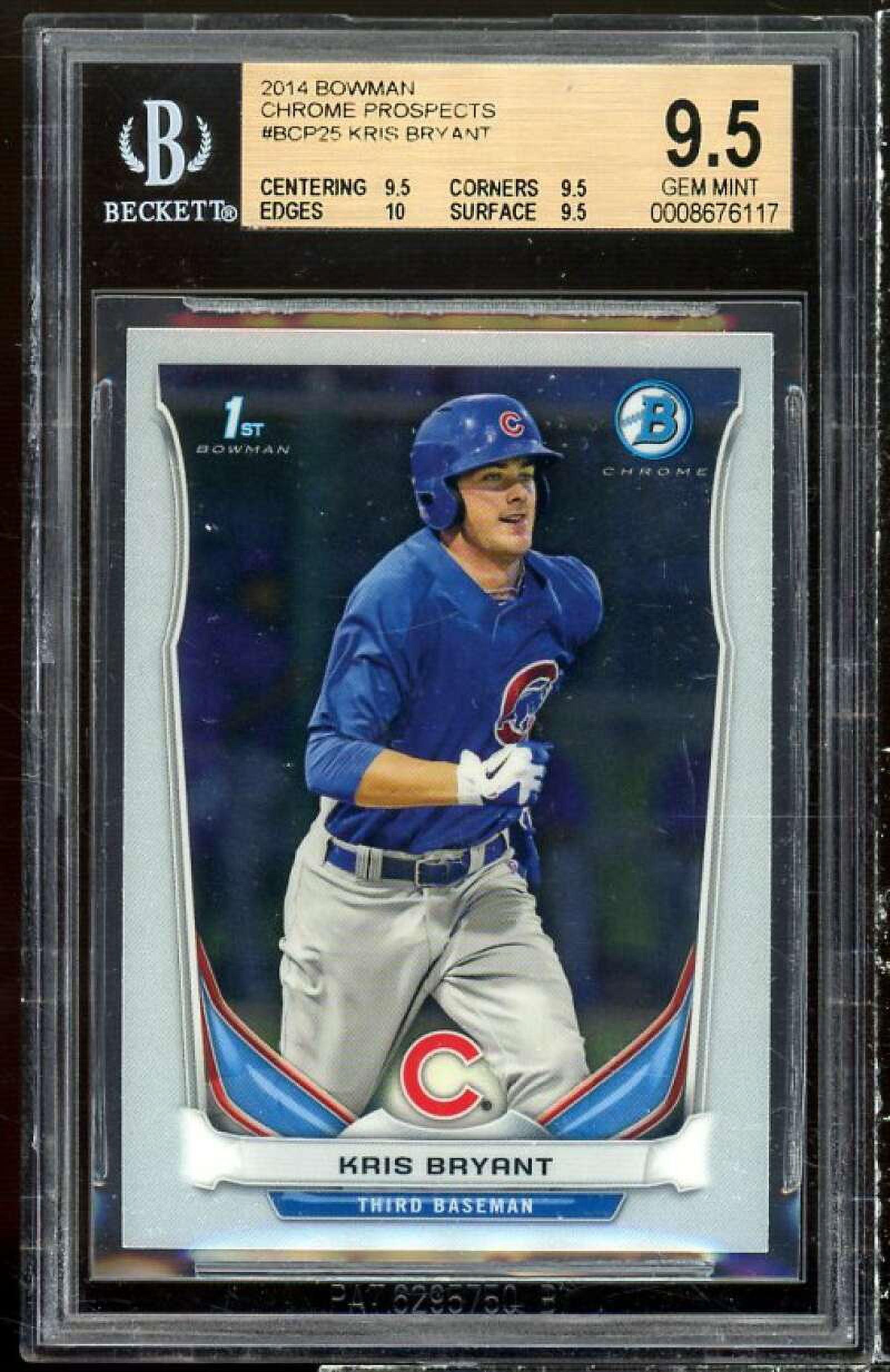 Kris Bryant Rookie 2014 Bowman Chrome Prospects #BCP25 BGS 9.5 (9.5 9.5 ...