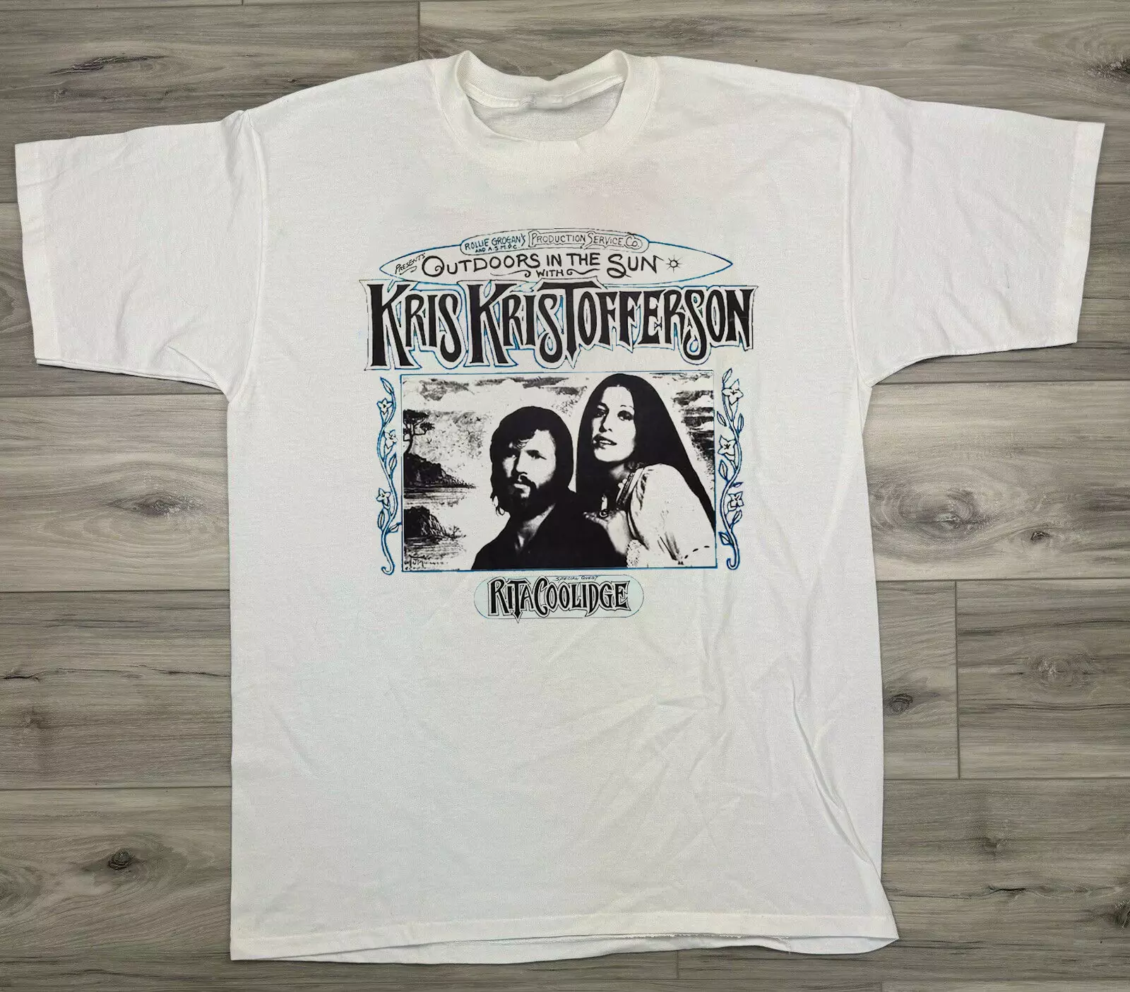 Kris Kristofferson Rita Coolidge Tour Short Unisex T-Shirt Cotton Full ...