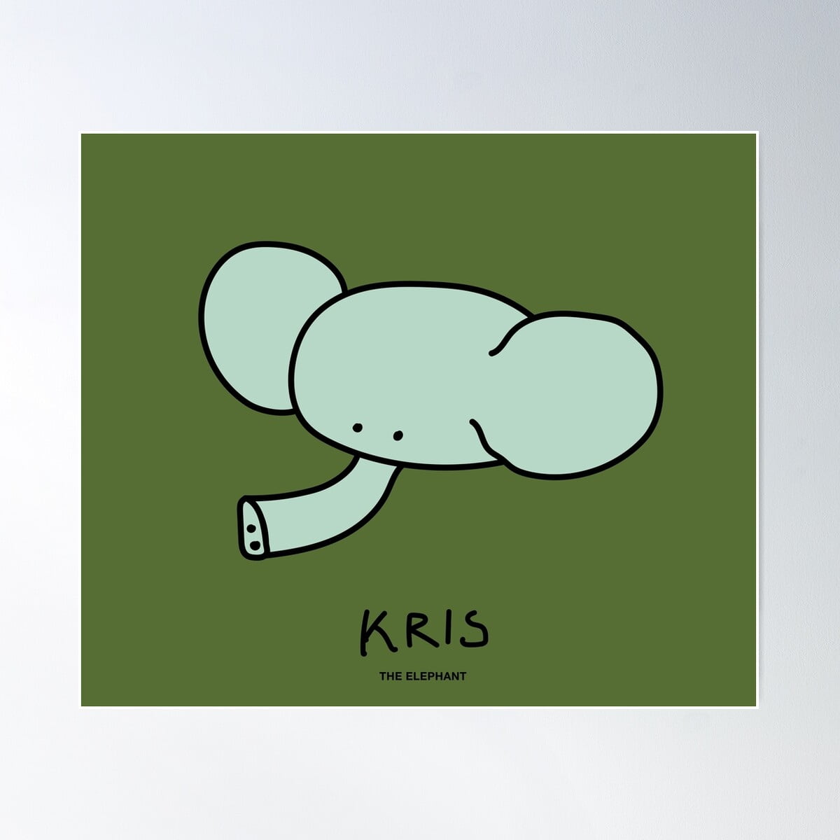 Kris The Elephant - Majestic Journeys Through The Wild Poster Wall Art ...