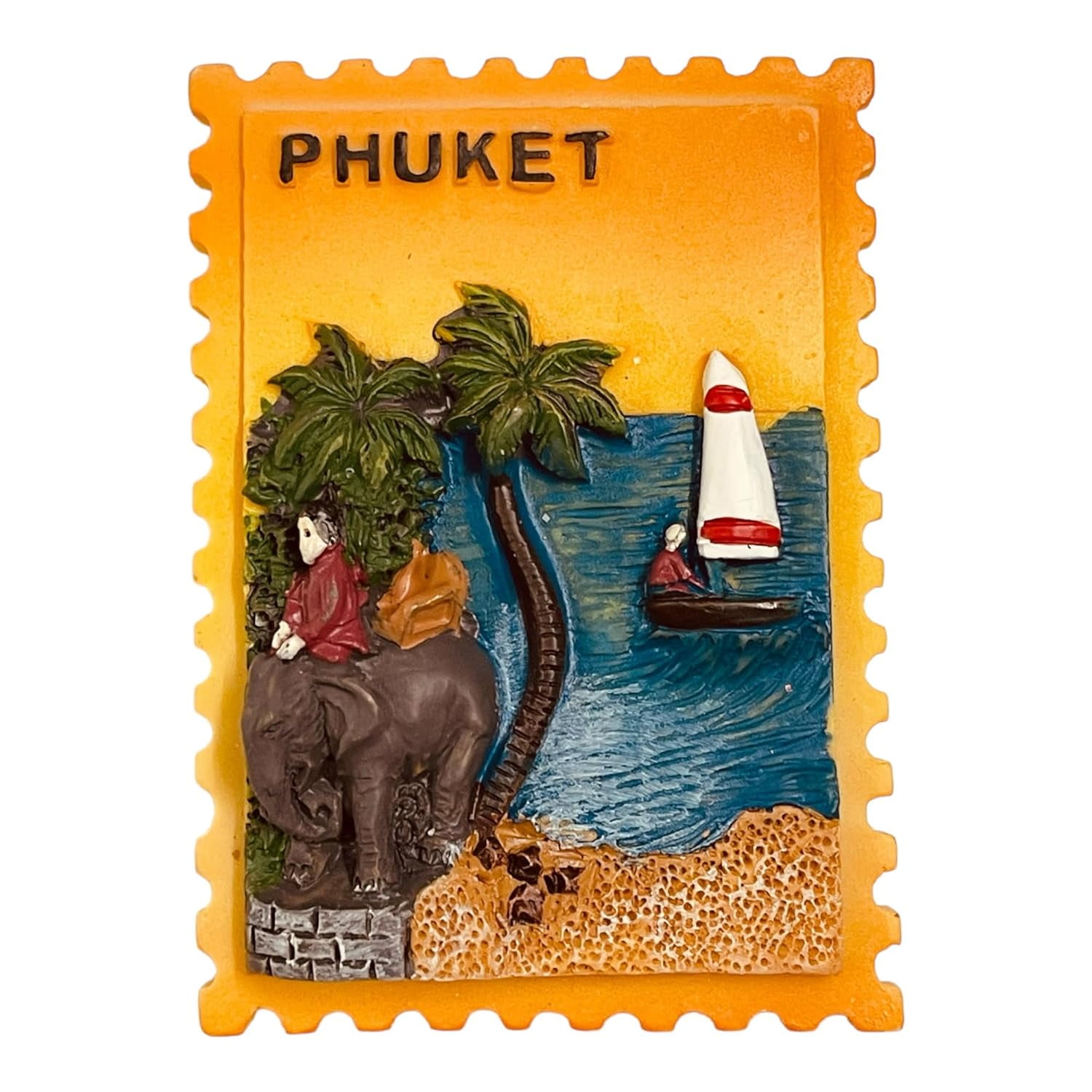 Krisah Fridge Magnet Resin 4D Countries Magnet Gift Souvenir Travel ...