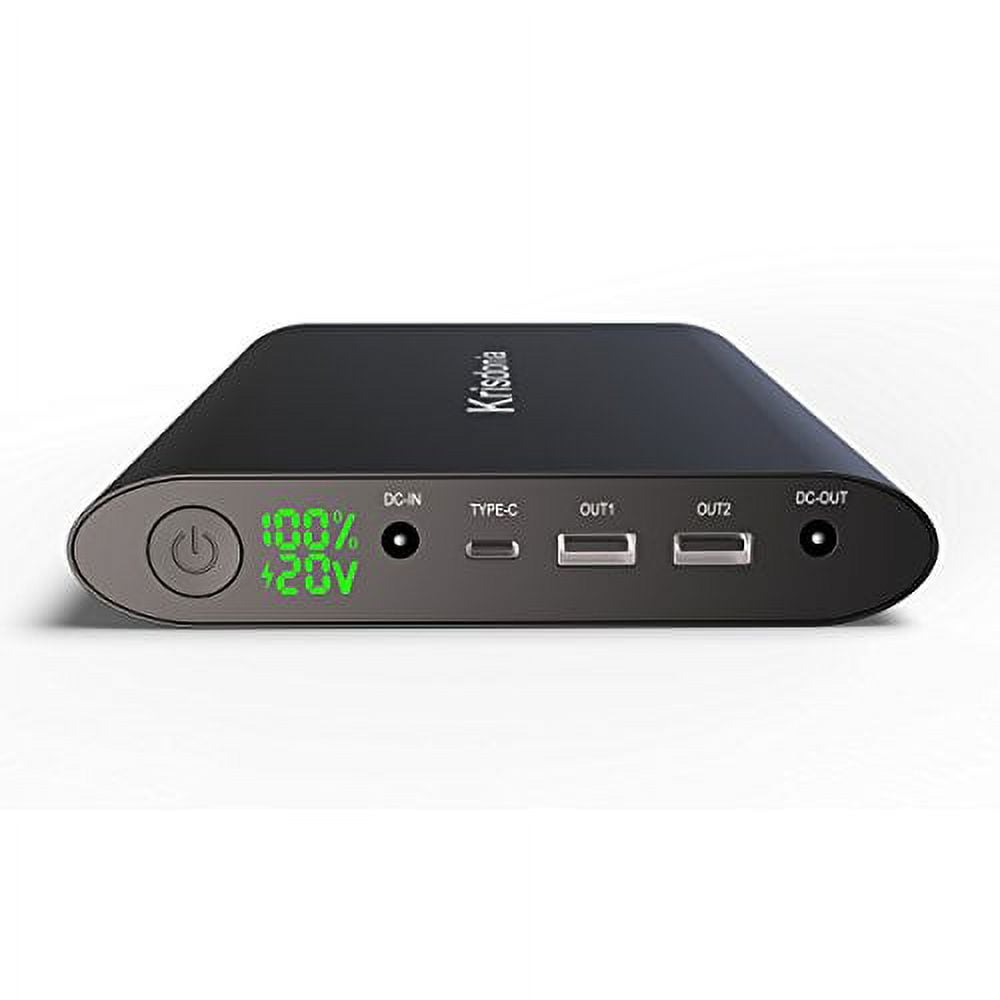 Krisdonia 50000mAh Laptop Power Bank 5/8.4/9/12/16/20V Portable Laptop ...