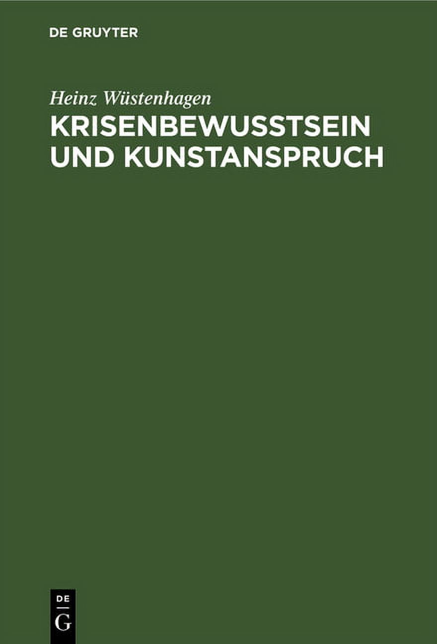 KrisenbewuÃ tsein Und Kunstanspruch: Roman Und Essay in Den USA Seit ...