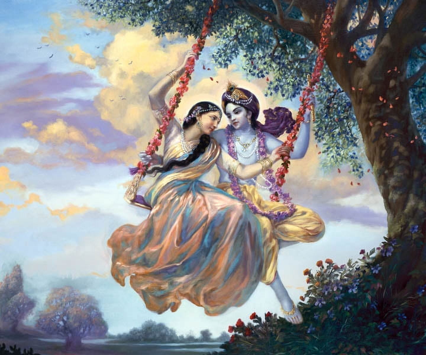 Krishna Culture CV142SB Radha Krishna Jhulan Yatra / Swing Festival ...