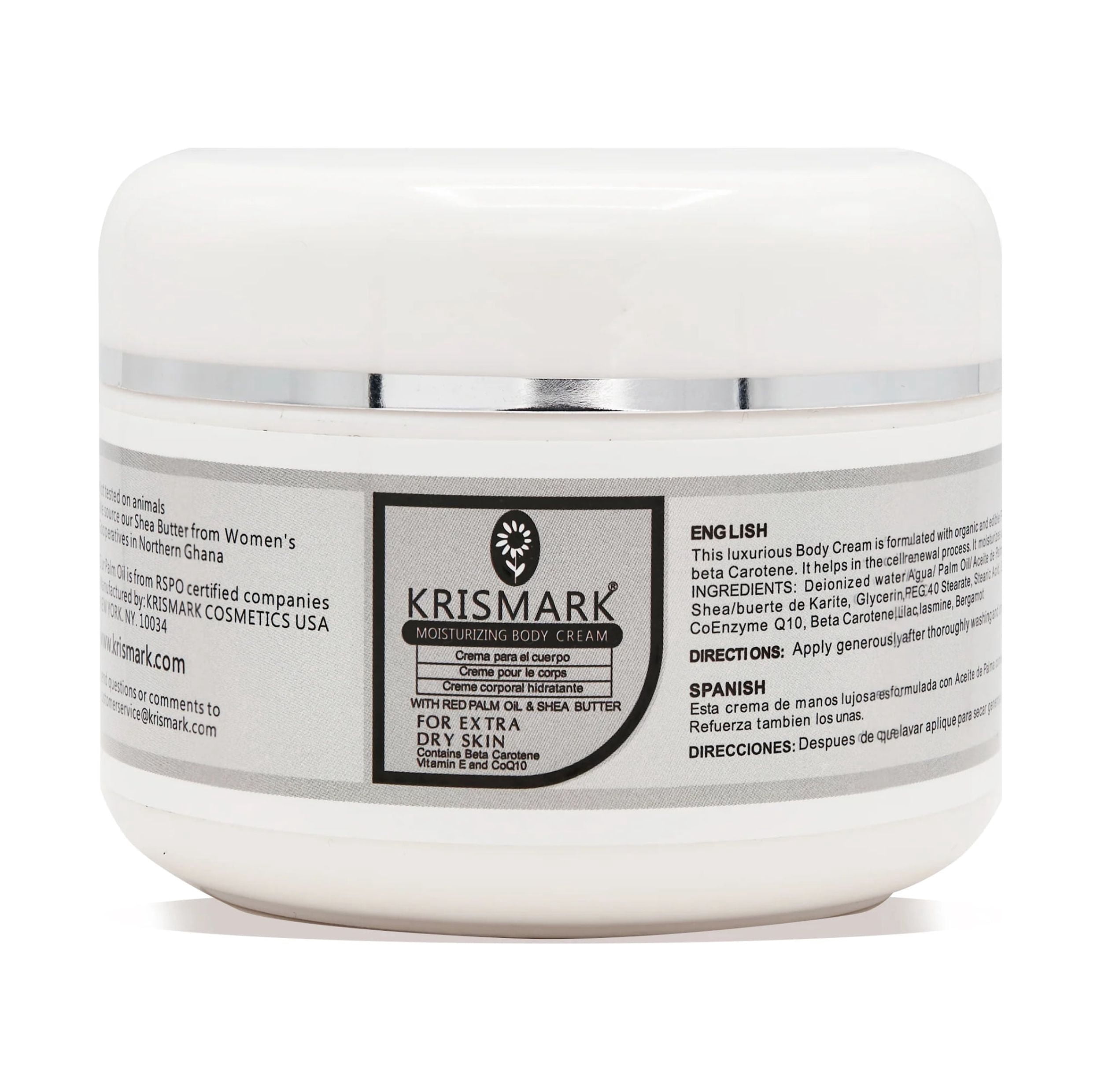 Krismark Body Cream with Shea Butter, Palm Oil, and Vitamins - Walmart.com