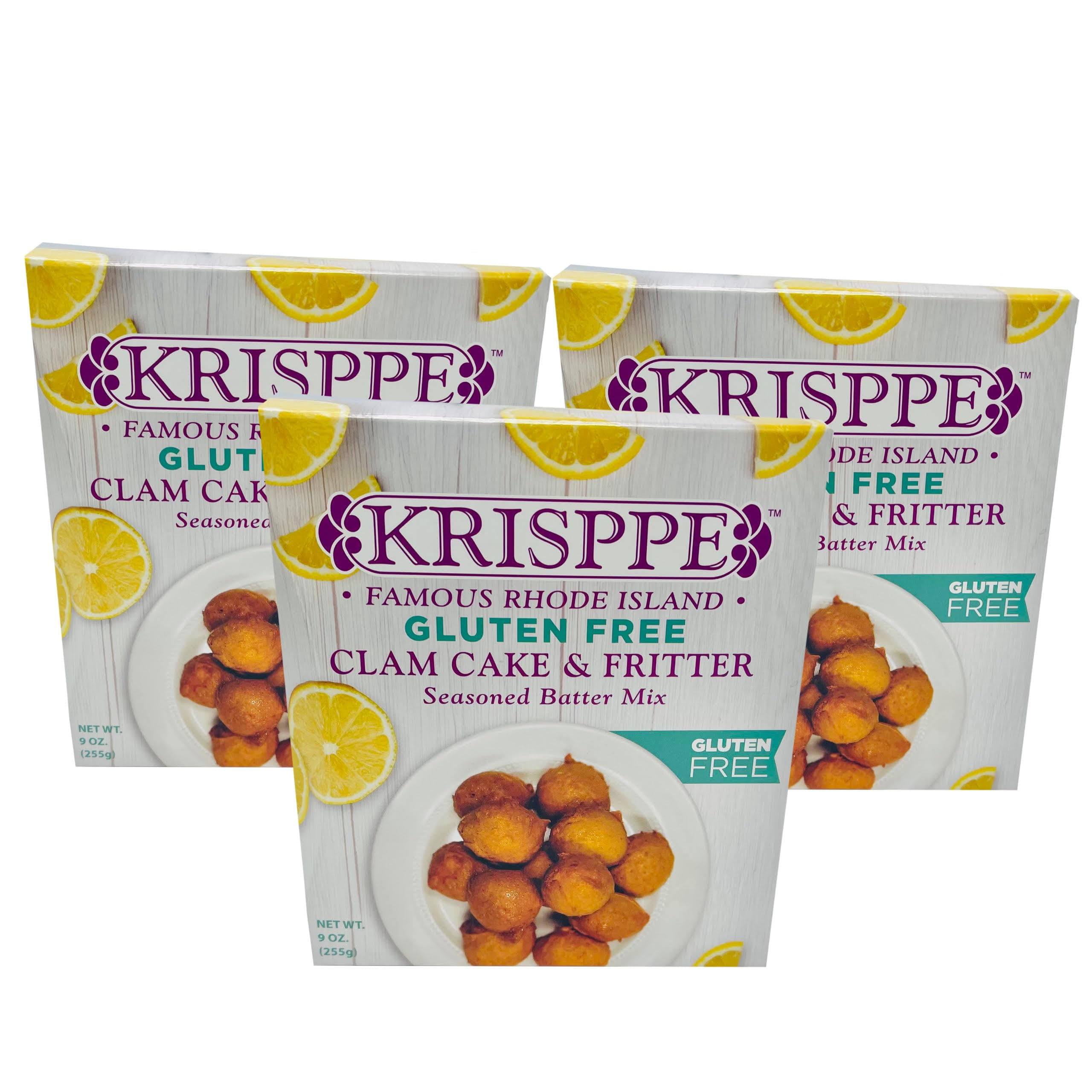 Krisppe Gluten Free Famous Rhode Island Style Clam Cakes & Fritter ...