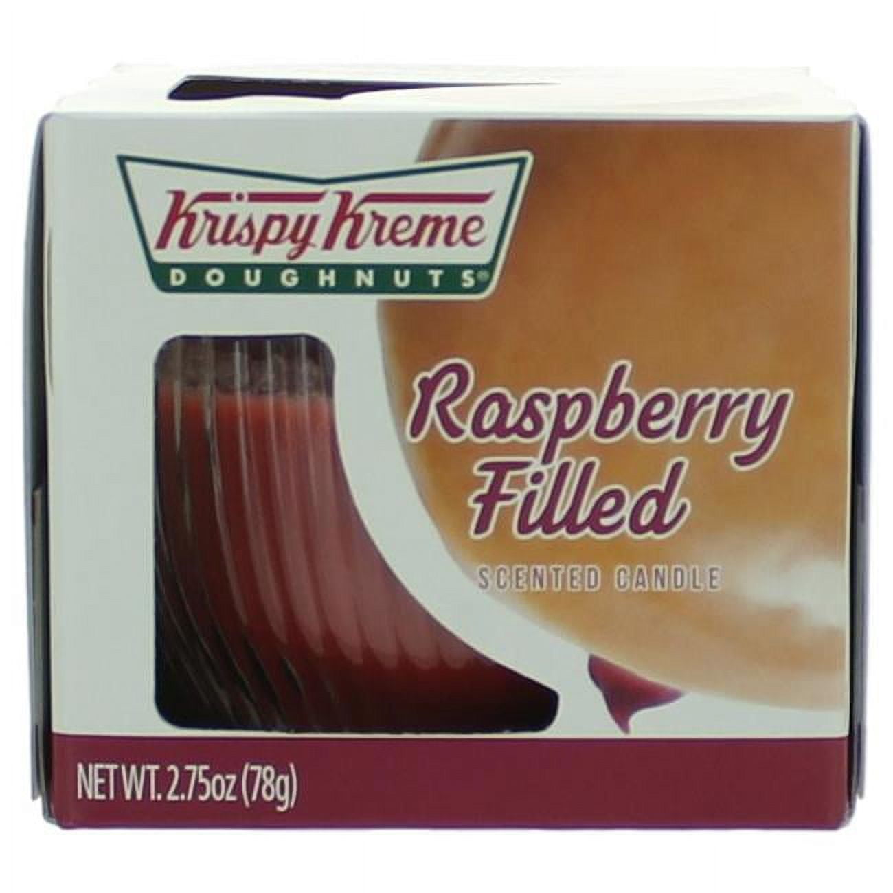 Krispy Kreme 2.75 oz Maple Baked Scented Candle Jar, Raspberry Filled ...