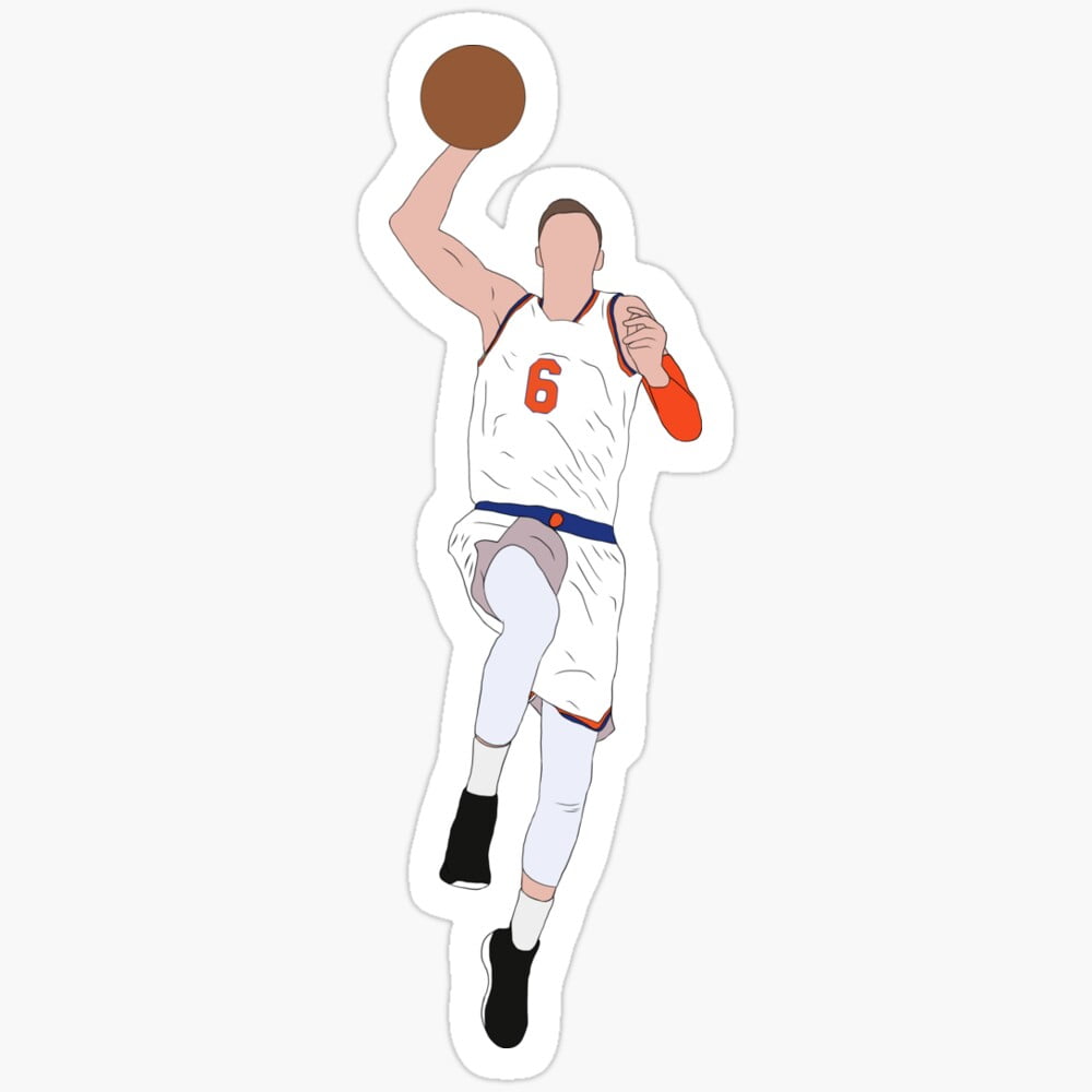 Kristaps Porzingis Dunk Sticker Phone Decal Water Bottle Stickers Car ...