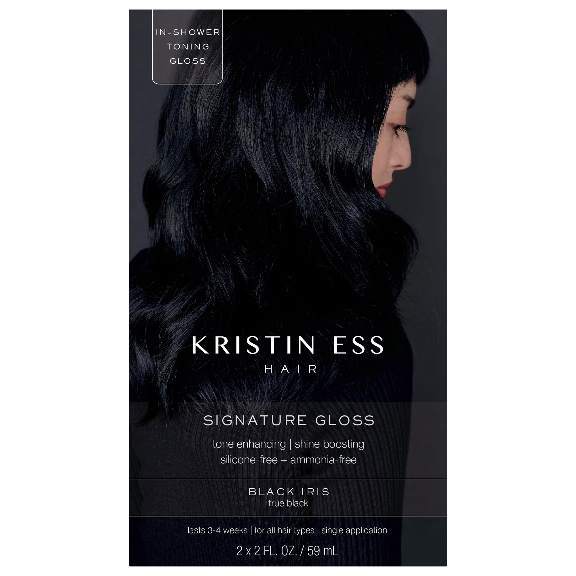 Kristin Ess Black Iris Signature Hair Gloss, 1 Pc In-Shower Vibrancy ...