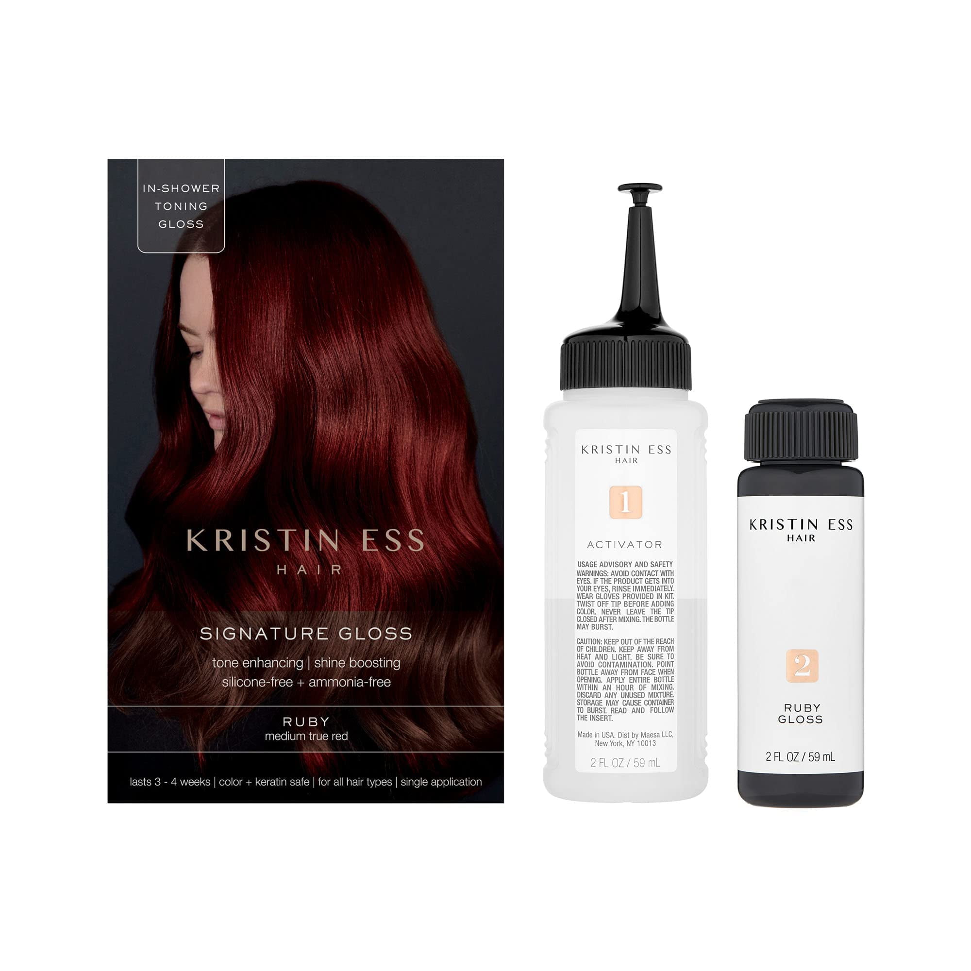 Kristin Ess The One Signature Hair Gloss - Ruby: Medium True Red 1 ea ...