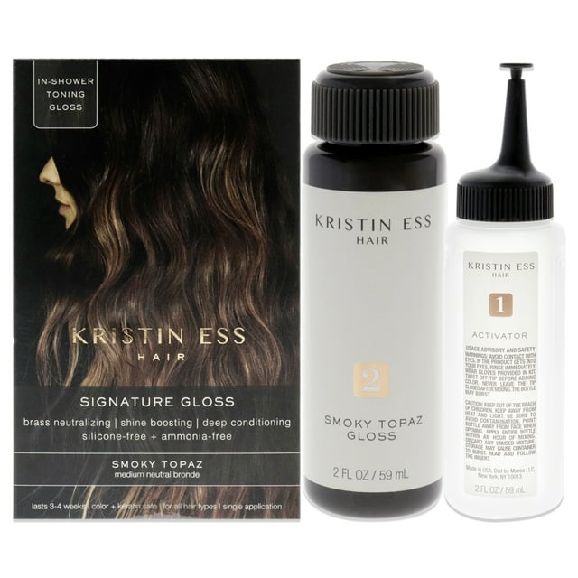 Kristin Ess The One Signature Hair Gloss - Smoky Topaz: Medium Neutral ...