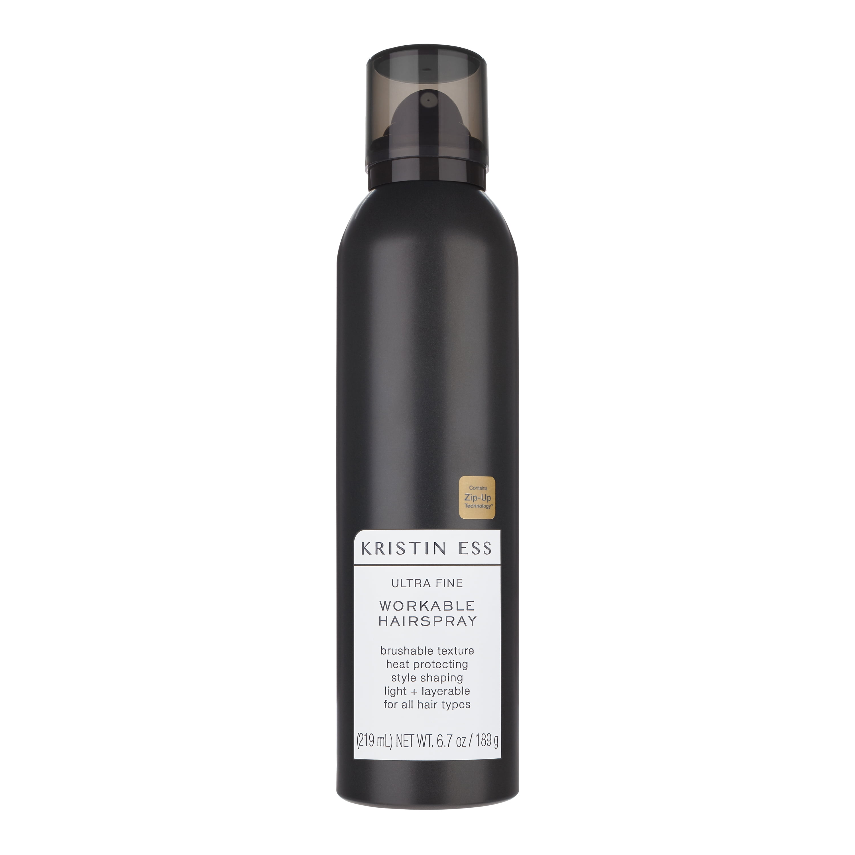 Kristin Ess Flexible Strong Hold Hairspray with Heat Protectant for ...