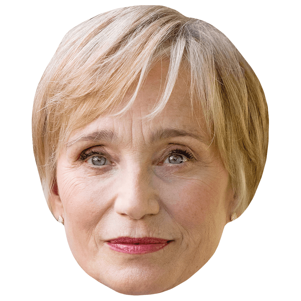 Kristin Scott Thomas (Lipstick) Celebrity Mask, Flat Card Face, Fancy ...