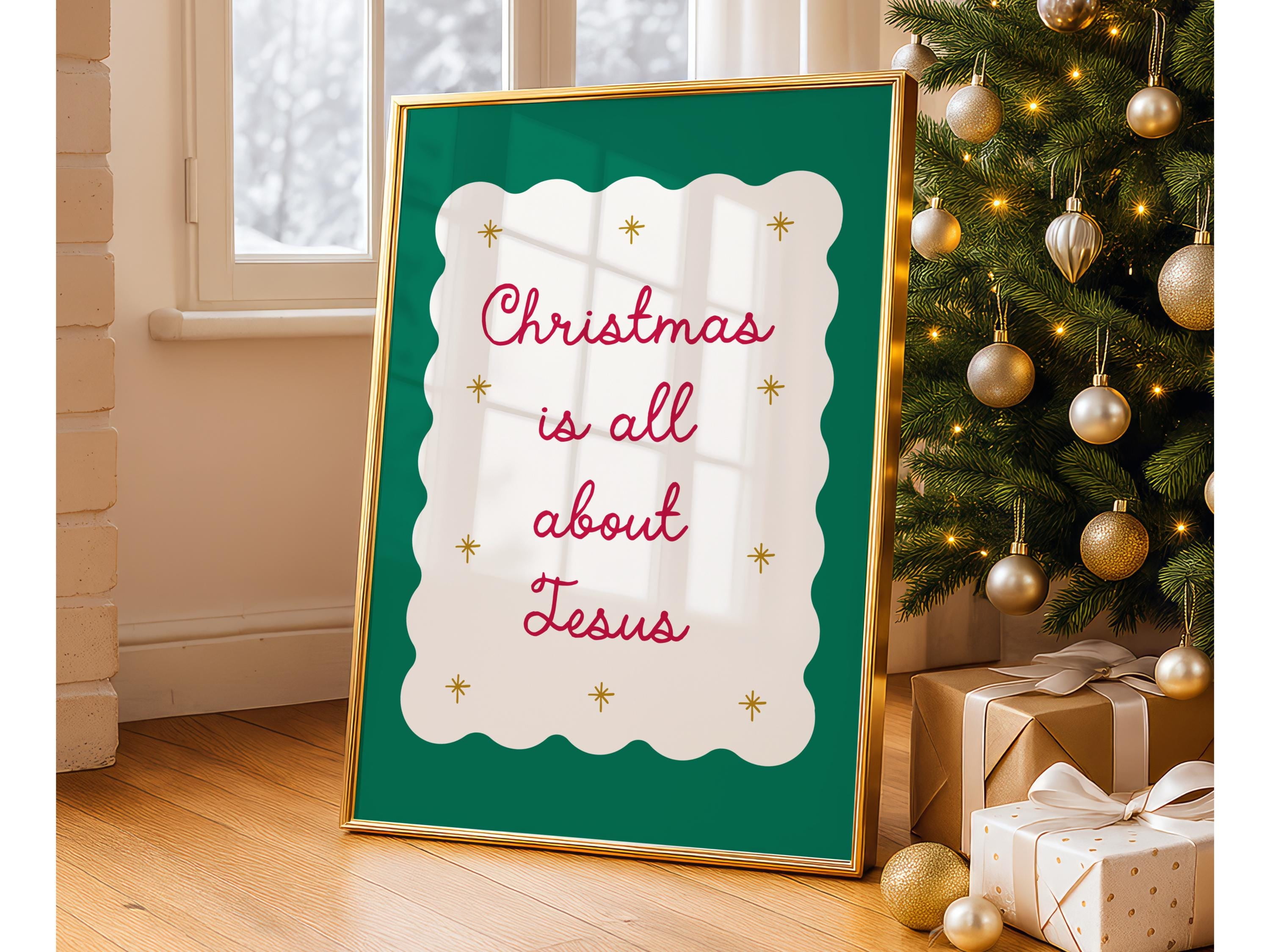 Kristmas Is All About Jesus Print Kristmas Quote About Jesus Church ...
