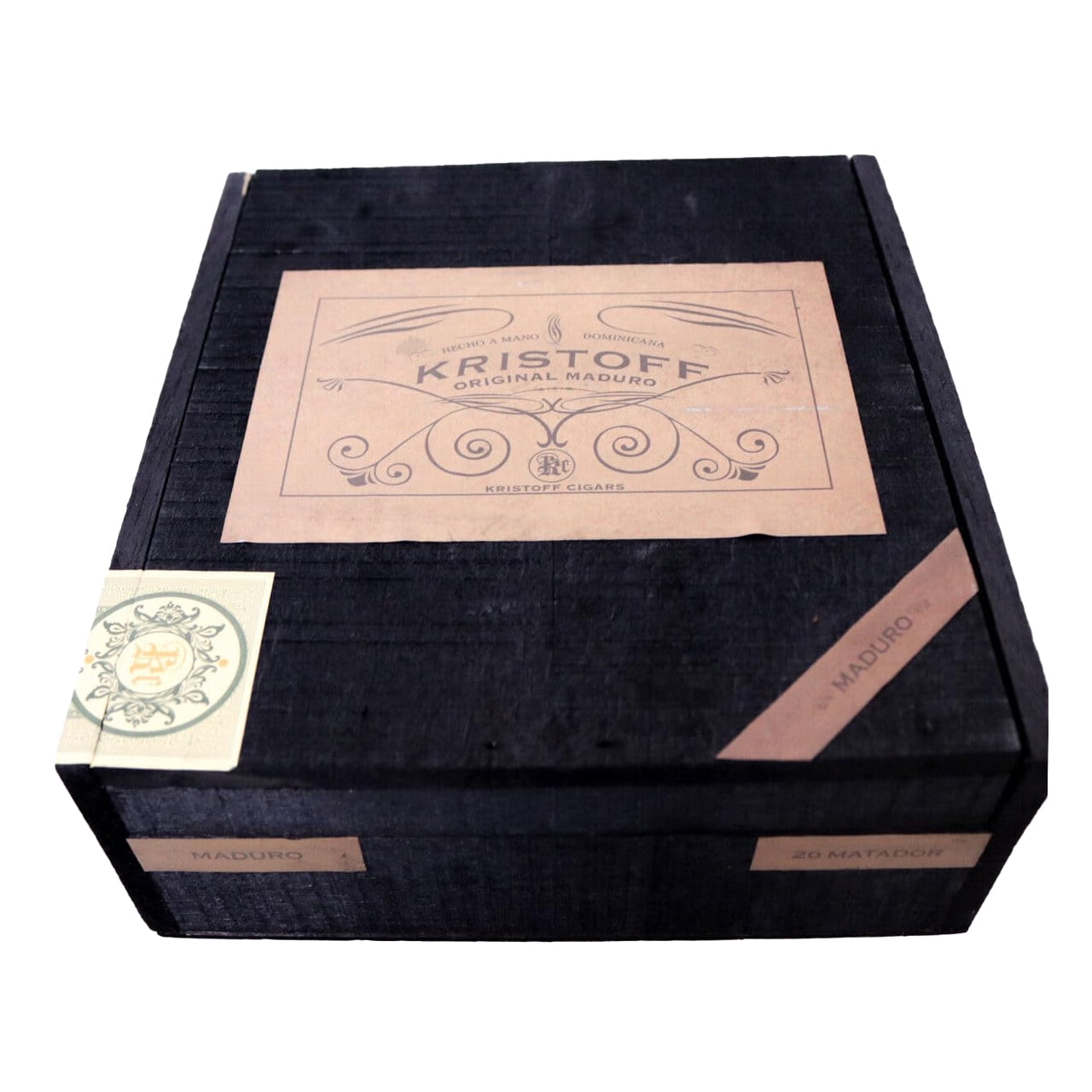Kristoff Original Maduro Matador Empty Wood Cigar Box 8.8" x 7.75" x 3 ...