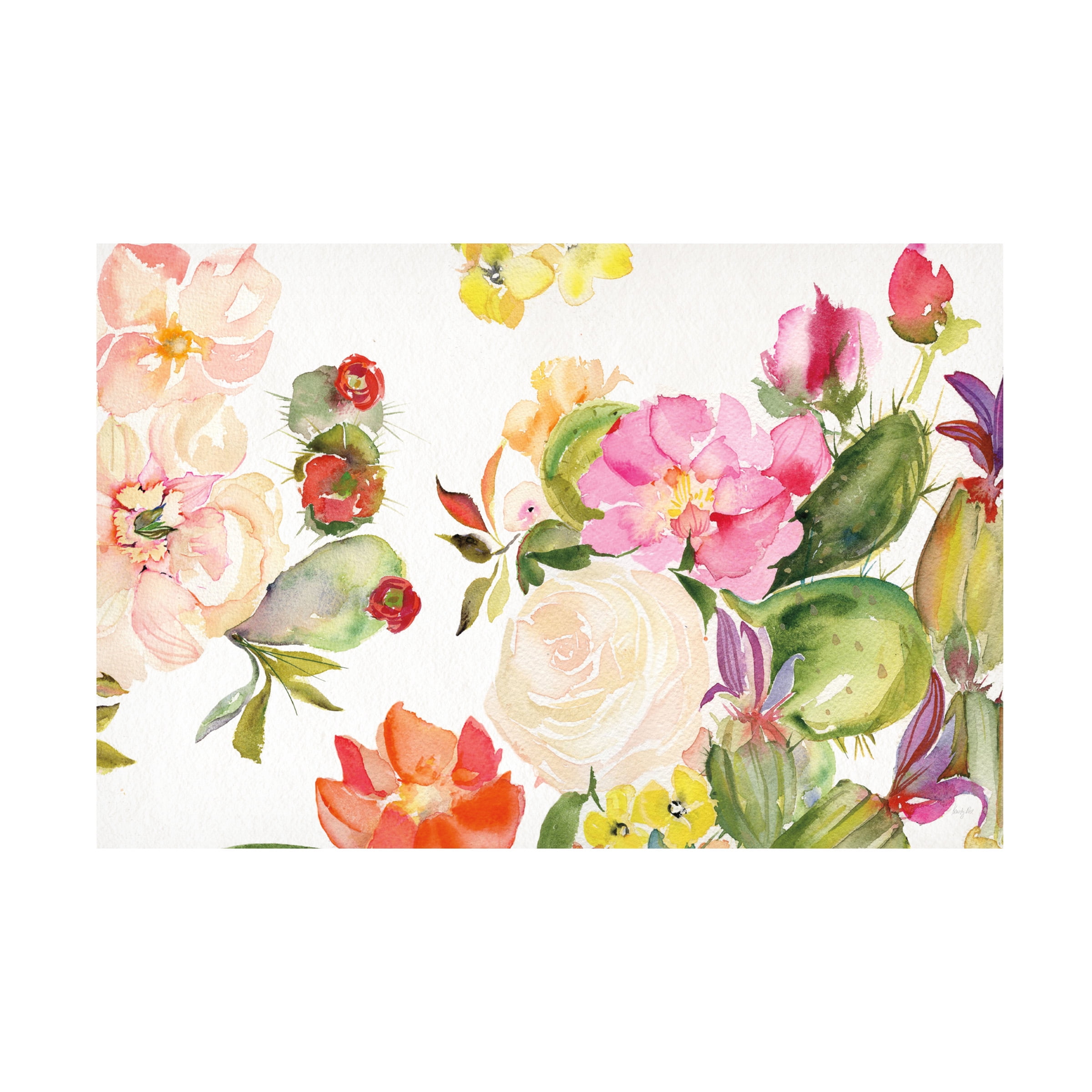 Kristy Rice 'Desert Rose V' Canvas Art - Walmart.com