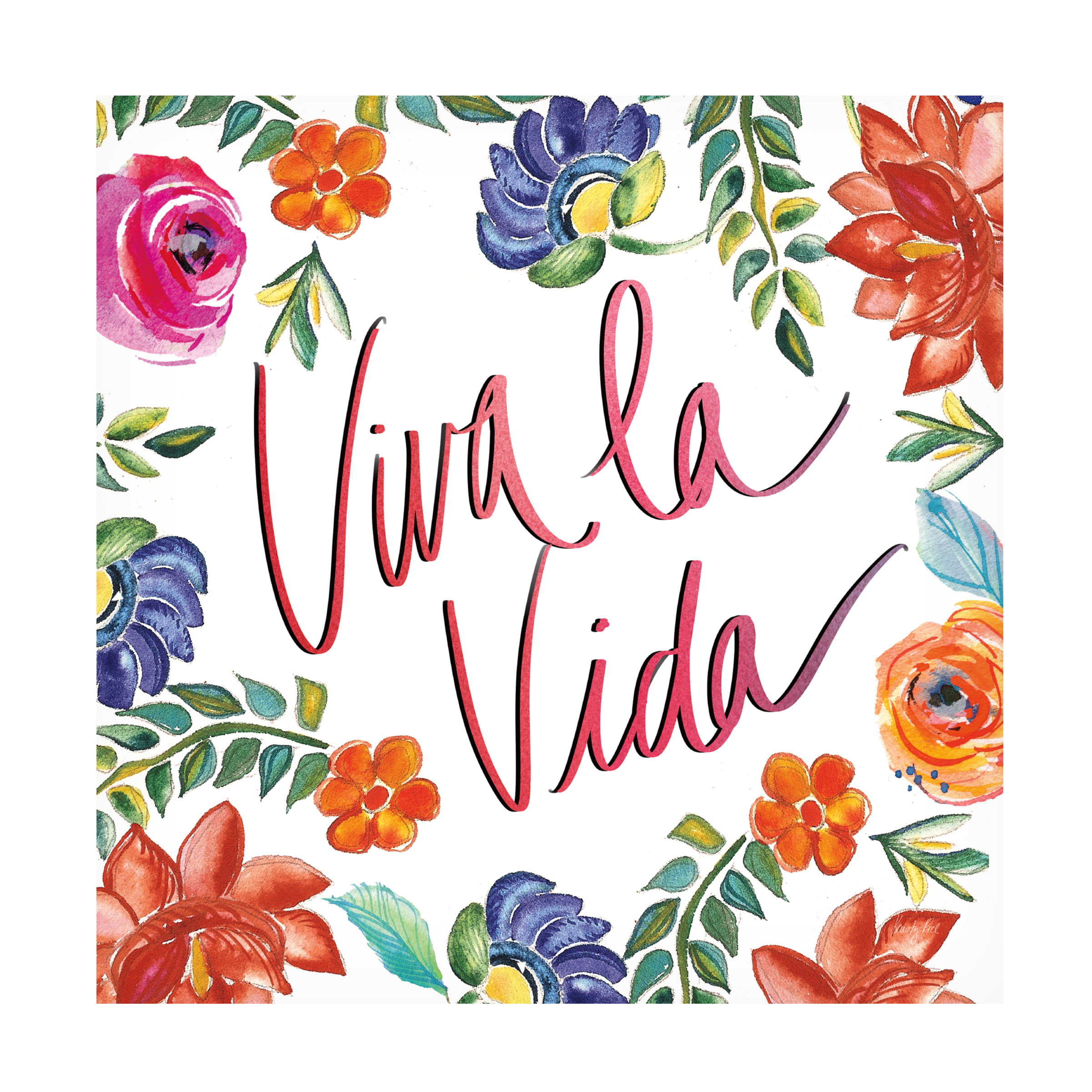 Kristy Rice 'Fridas Flower Fancy II' Canvas Art - Walmart Business Supplies
