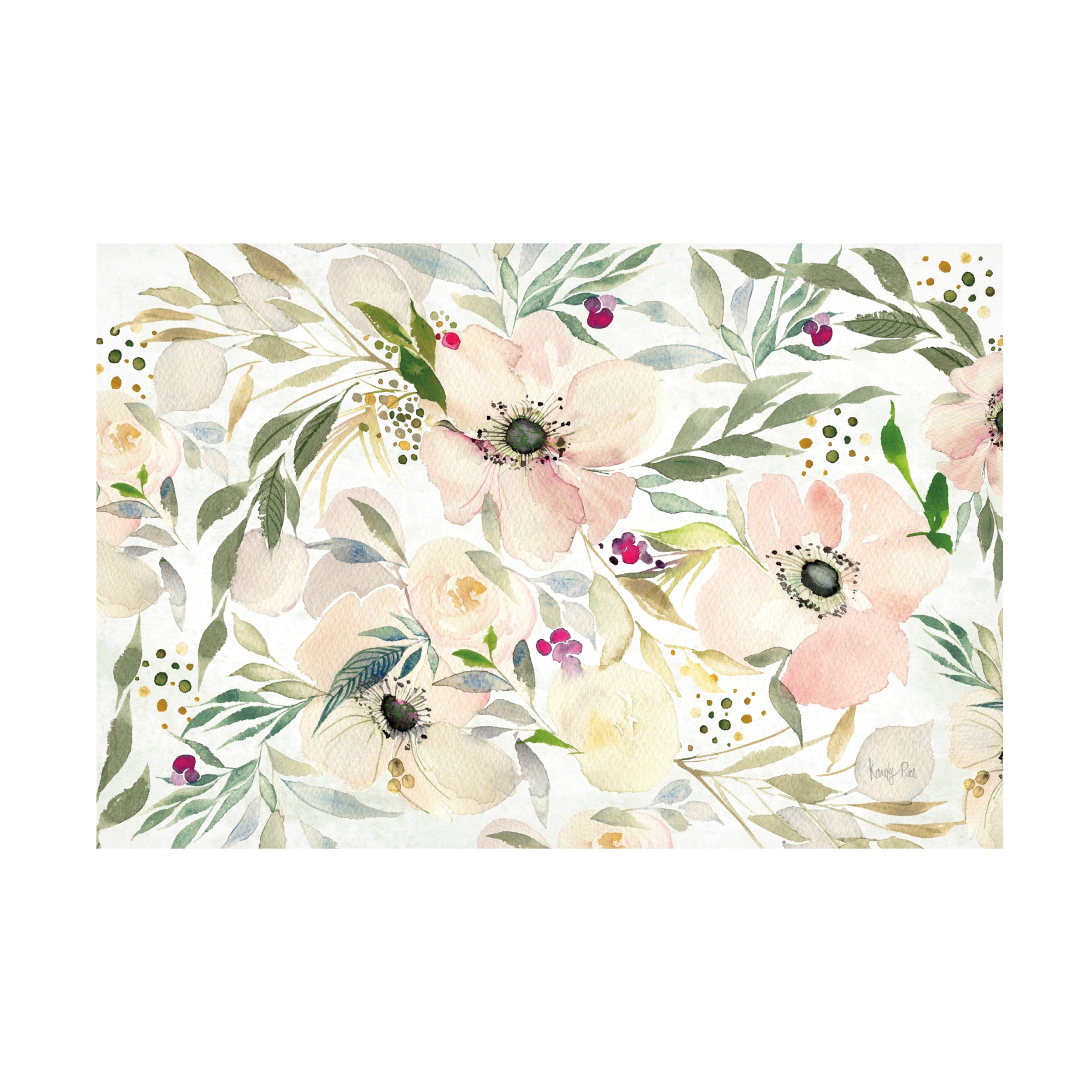 Kristy Rice 'The Joy of White' Canvas Art - Walmart.com