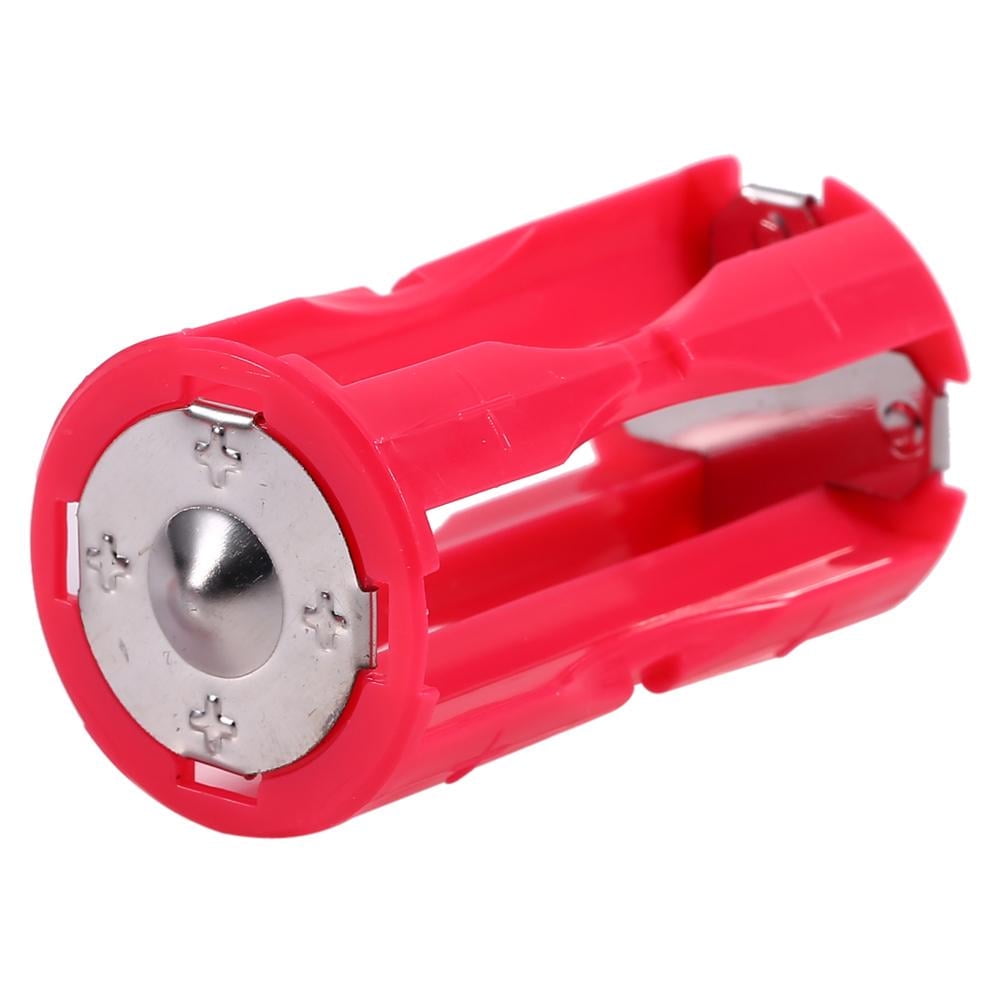 Kritne Battery Adapter,Portable 4pcs 4AAA to C Size Parallel Battery ...