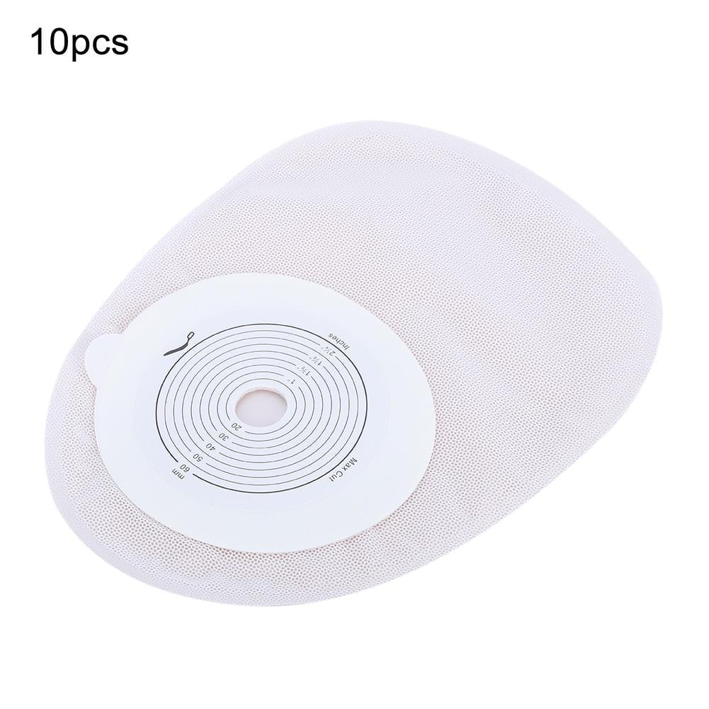 Kritne Colostomy Pouch, 10pcs/Pack One-piece System Ostomy Bag Medicals ...