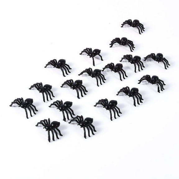 Small Plastic Spiders