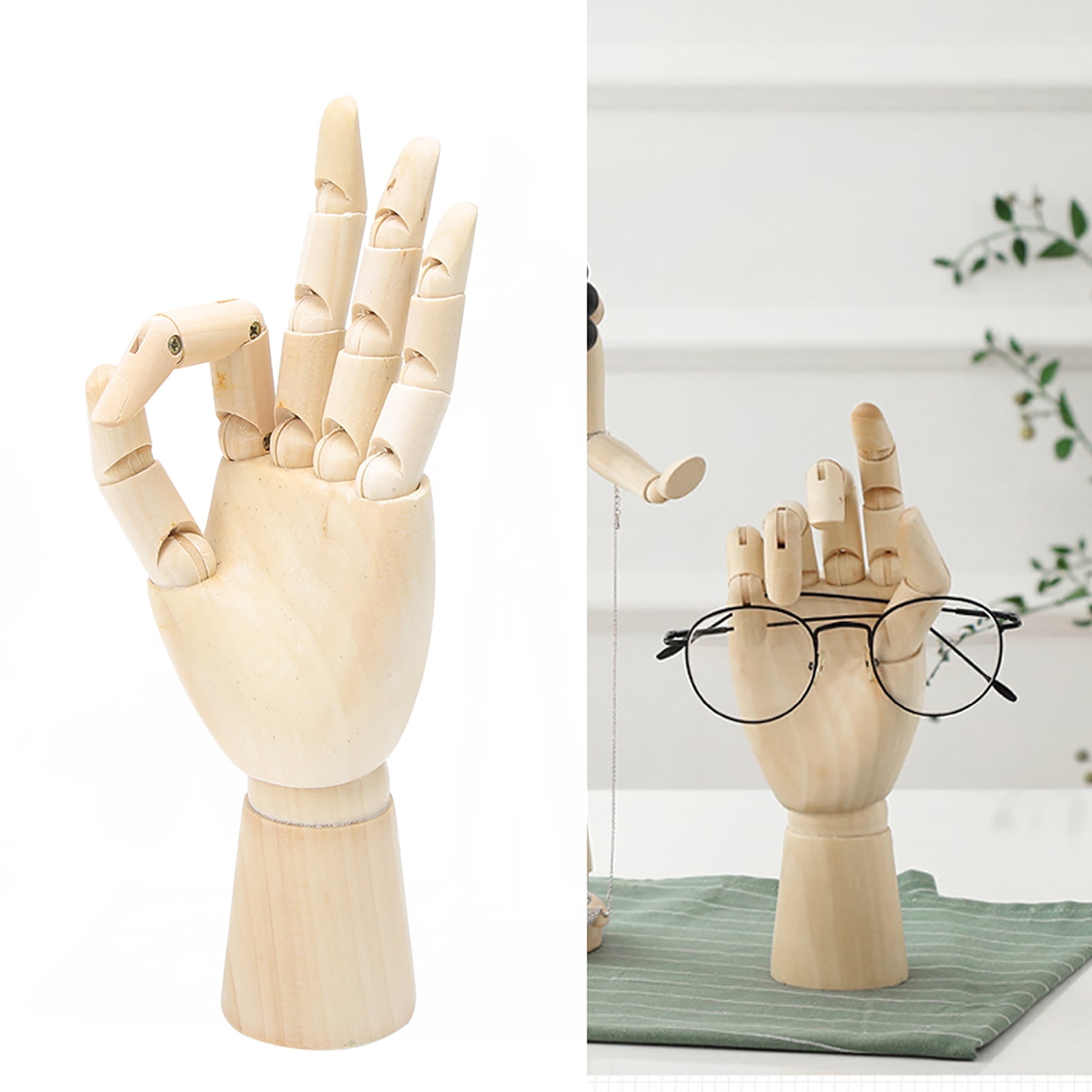 Kritne Home Office Desktop Ornament Jointed Hand Model Body Artist ...