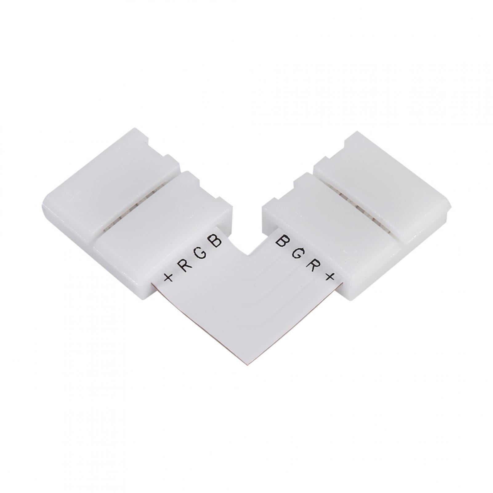 Kritne Led Strip Light Connector,5Pcs L Shape 4pin 10mm Solderless ...