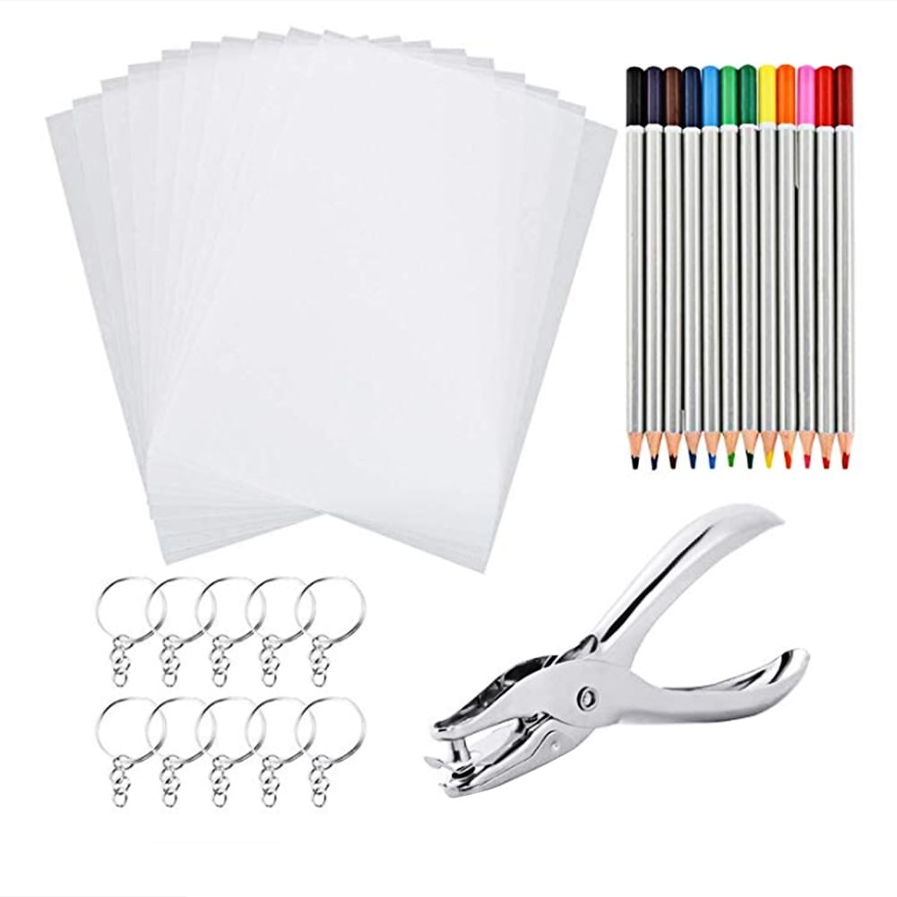 Kritne Shrinking Sheet, Painting Tool, Shrinky Art Paper Set Hand-Made ...