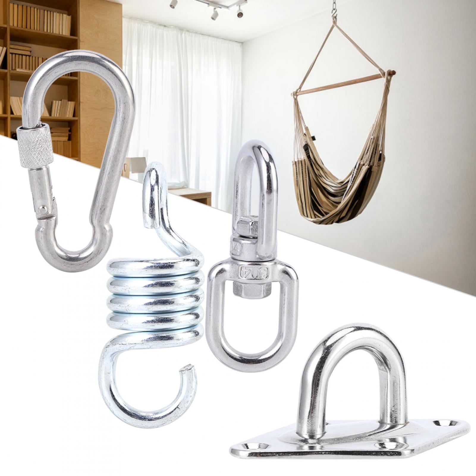 Kritne Swing Fixed Buckle Stainless Steel Hammock Hanging Chair Ceiling