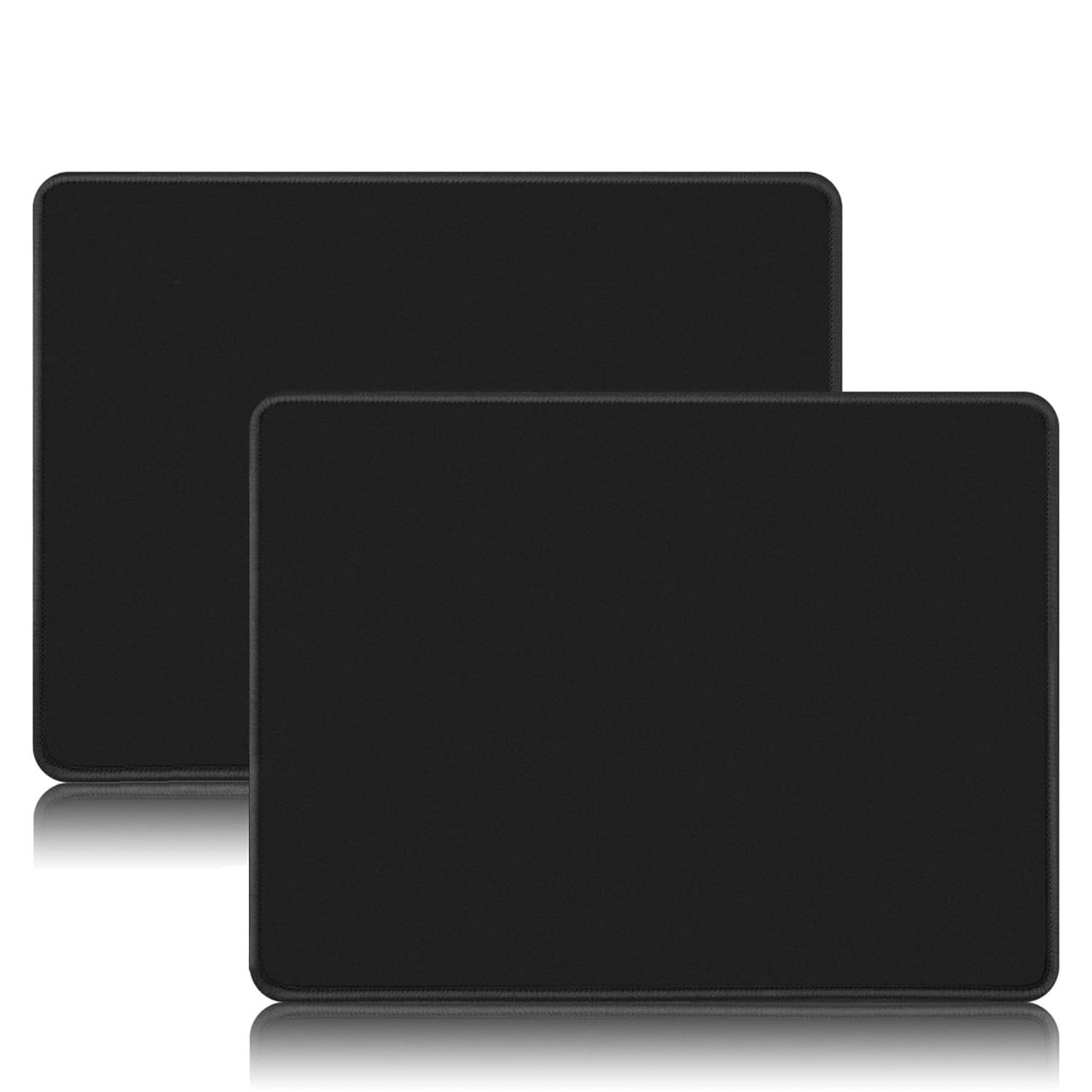 Kriture Mouse Pad 2 Pack with Stitched Edge, Non-Slip Rubber Base ...