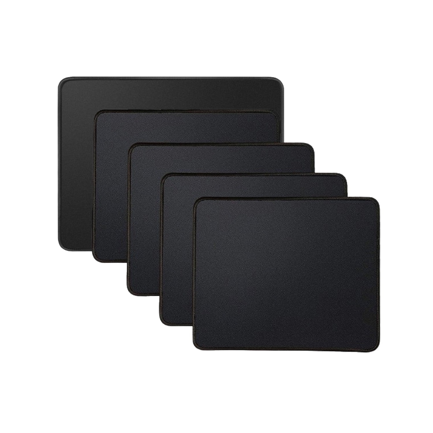 Kriture Mouse Pad 5 Pack with Stitched Edge, Non-Slip Rubber Base ...