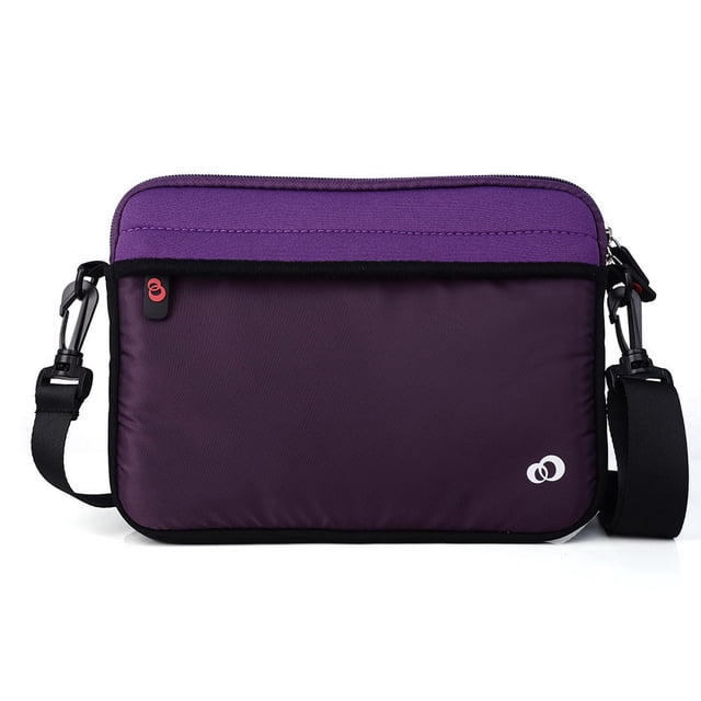 KroO 9-Inch Tablet Neoprene Messenger Bag Sleeve with Front and Rear ...