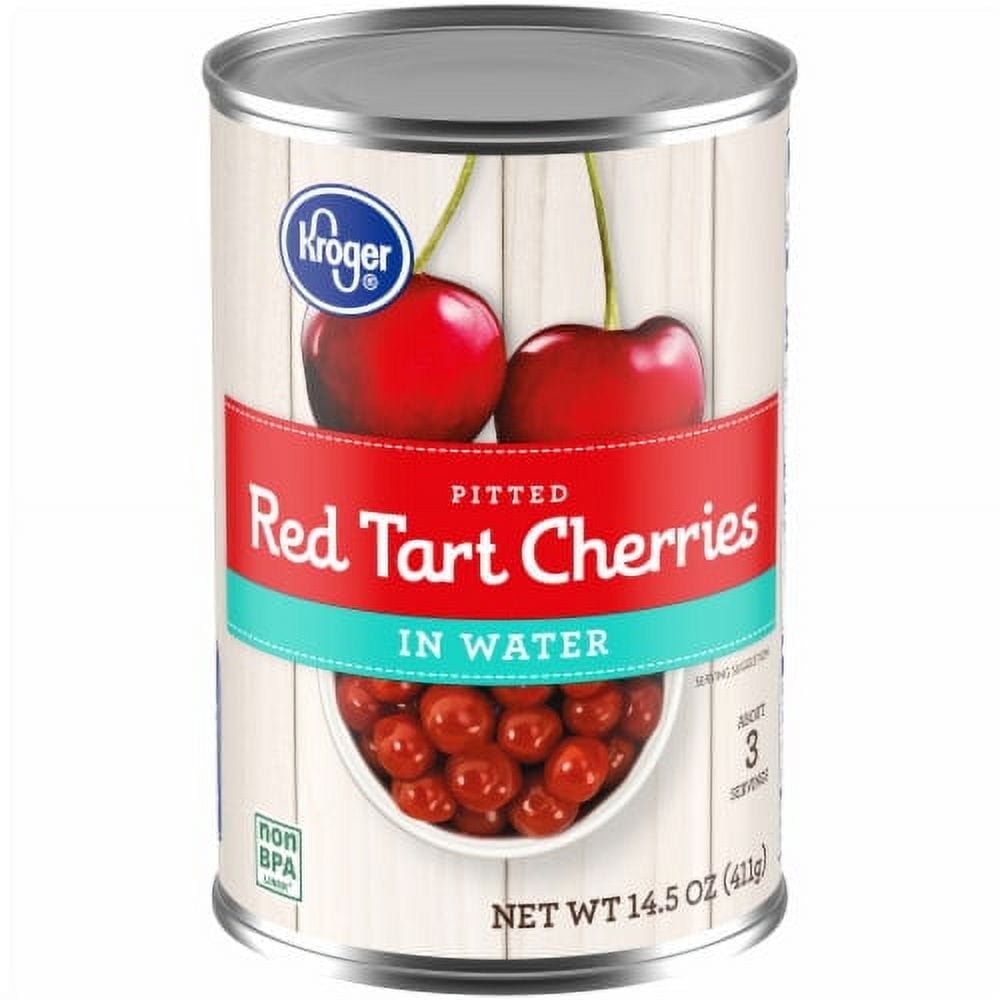 Kroger Canned Pitted Red Tart Cherries In Water 14.5 oz - Walmart.com