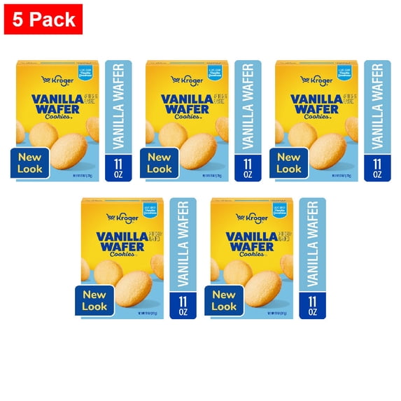 Kroger Original Vanilla Wafer Cookies 11 oz - 5 Pack - Walmart.com