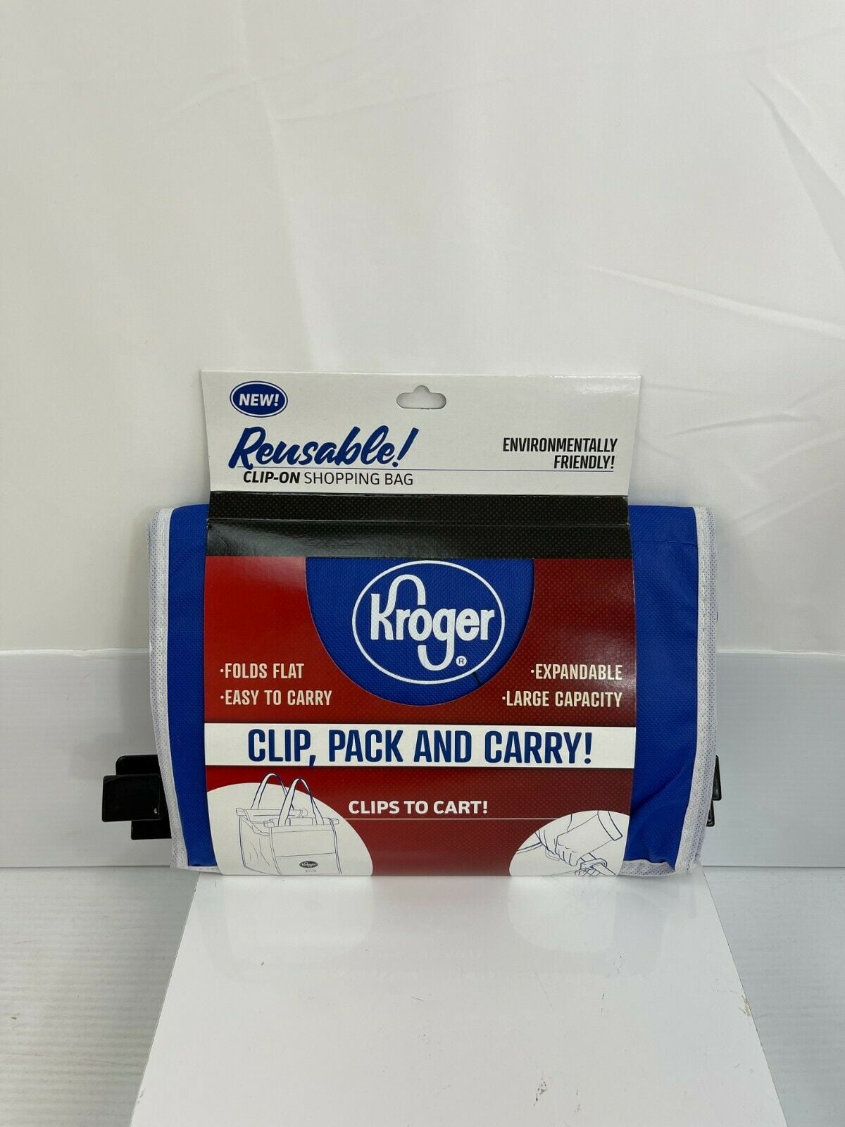 Kroger Reusable Clip-On Shopping Bag - Walmart.com