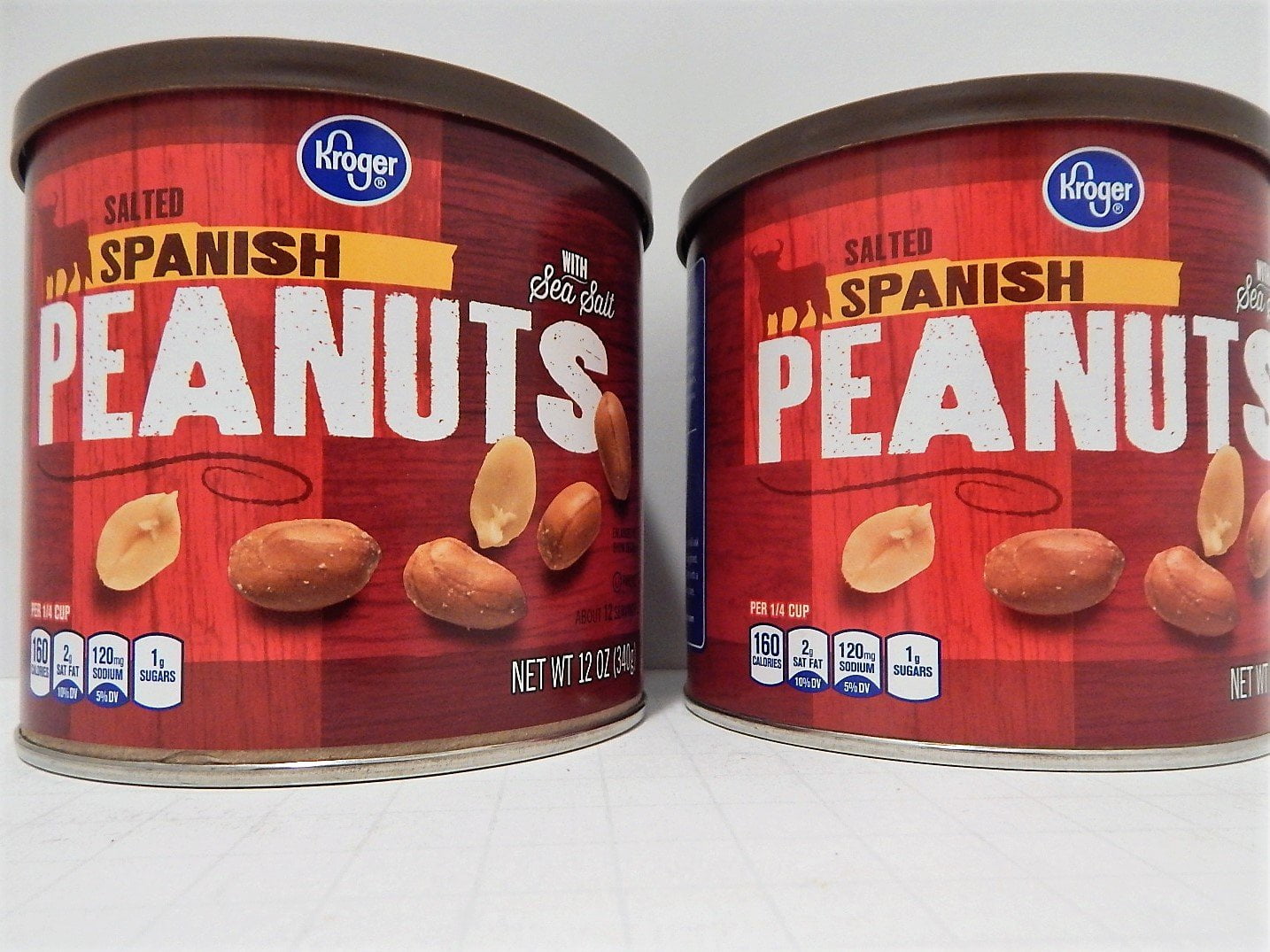 Kroger Salted Spanish Peanuts JMS2 With Sea Salt (2 Cans) - Walmart.com