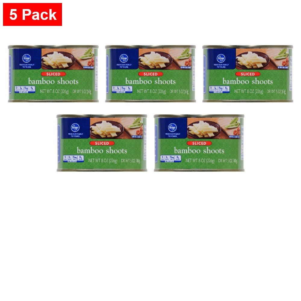 Kroger Sliced Bamboo Shoots 8 oz - 5 Pack - Walmart.com