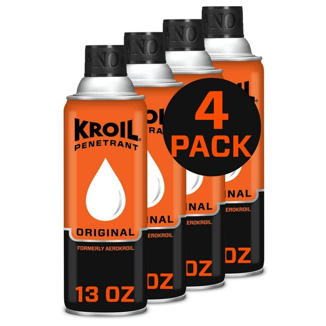 Kroil Original Penetrating Oil Aerosol Spray-13oz Can-Case of 4 ...