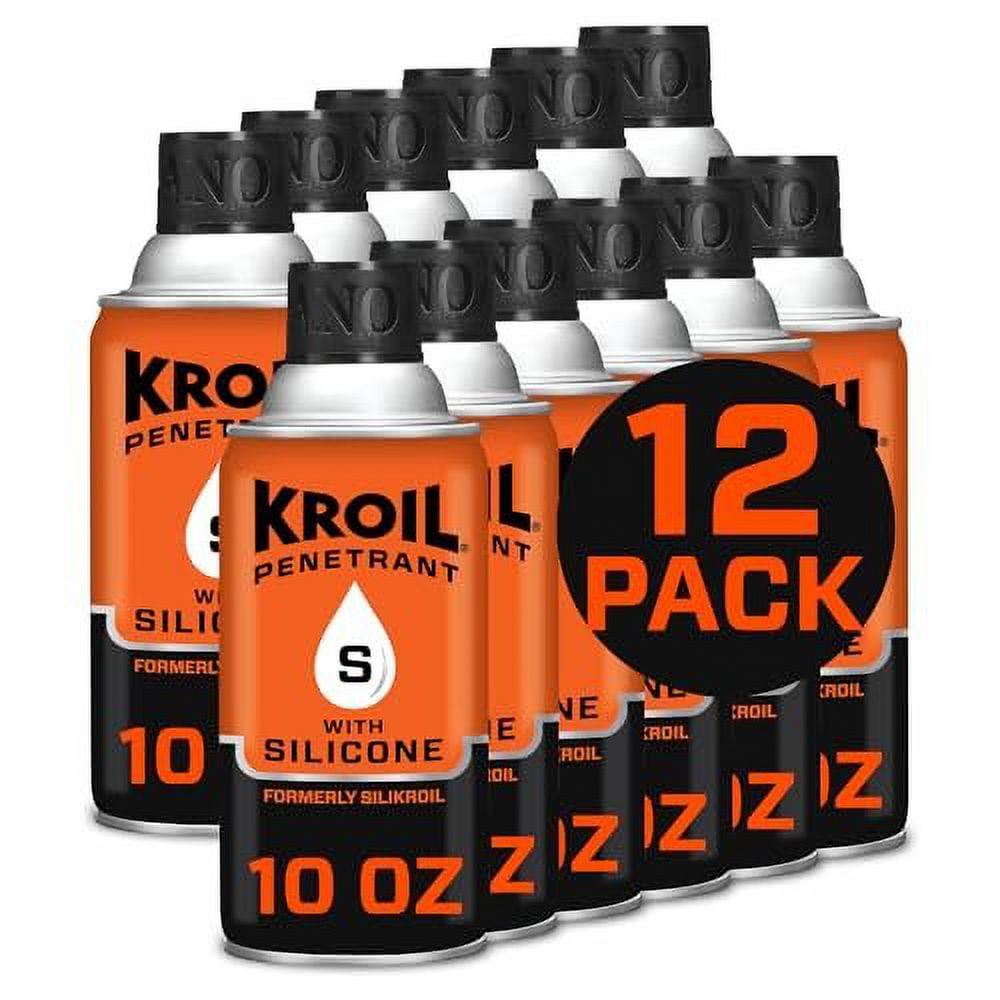 Kroil Penetrating Oil with Silicone Aerosol Spray-10oz Can-Case of 12 ...
