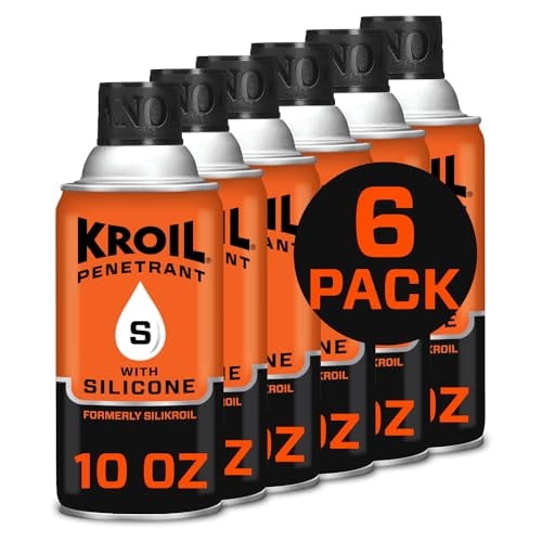 Kroil Penetrating Oil with Silicone (Aerosol Spray-10oz Can-Case of 6 ...