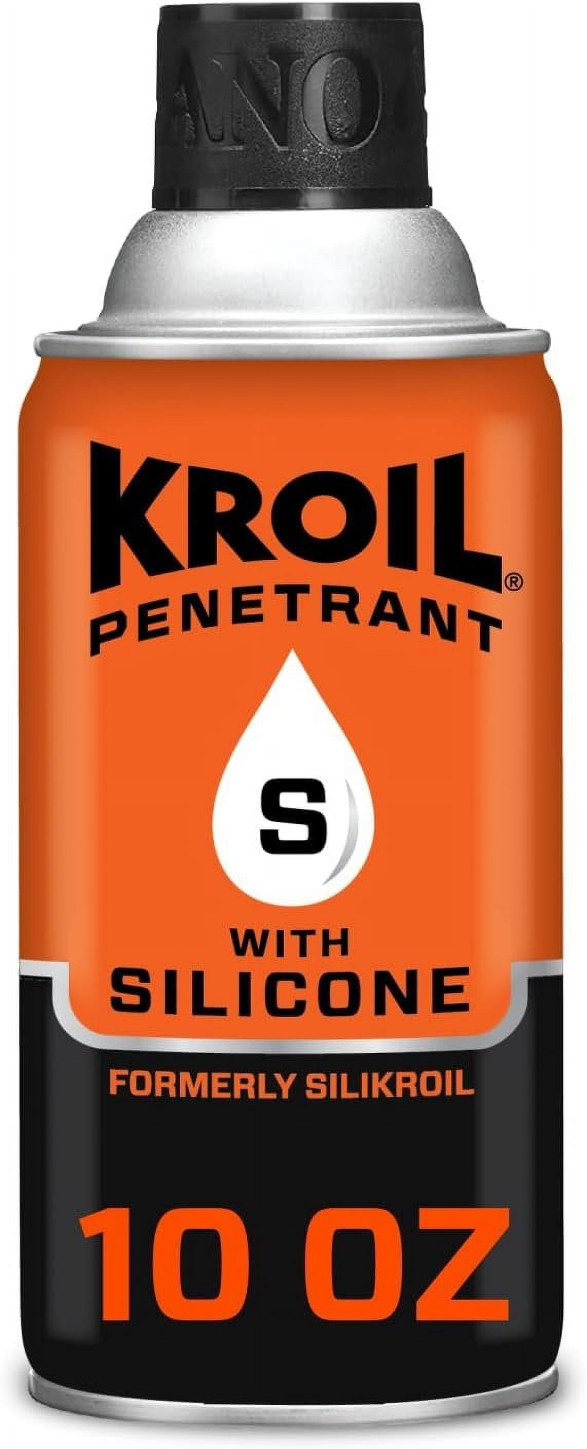 Kroil Penetrating Oil with Silicone Aerosol Spray-10oz Can-Single ...