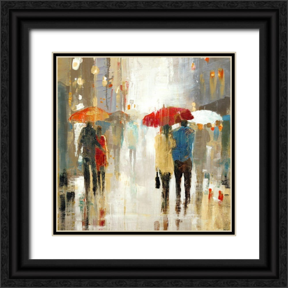 Kroker, Wendy 12x12 Black Ornate Wood Framed with Double Matting Museum ...