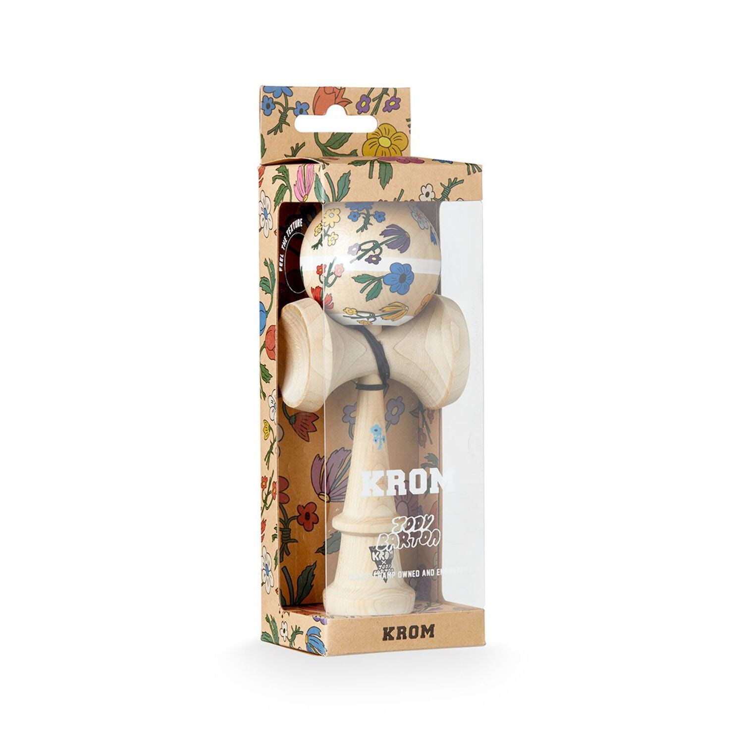 Krom Jody Barton Kendama Skeletons and Orange - Walmart.com