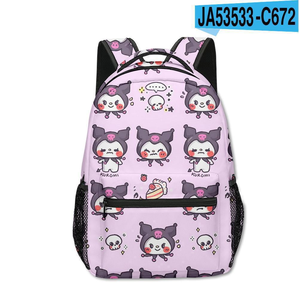 Kromi Cartoon Backpacks Anime Bag Laptop Backpack Daypack 3D Printed ...