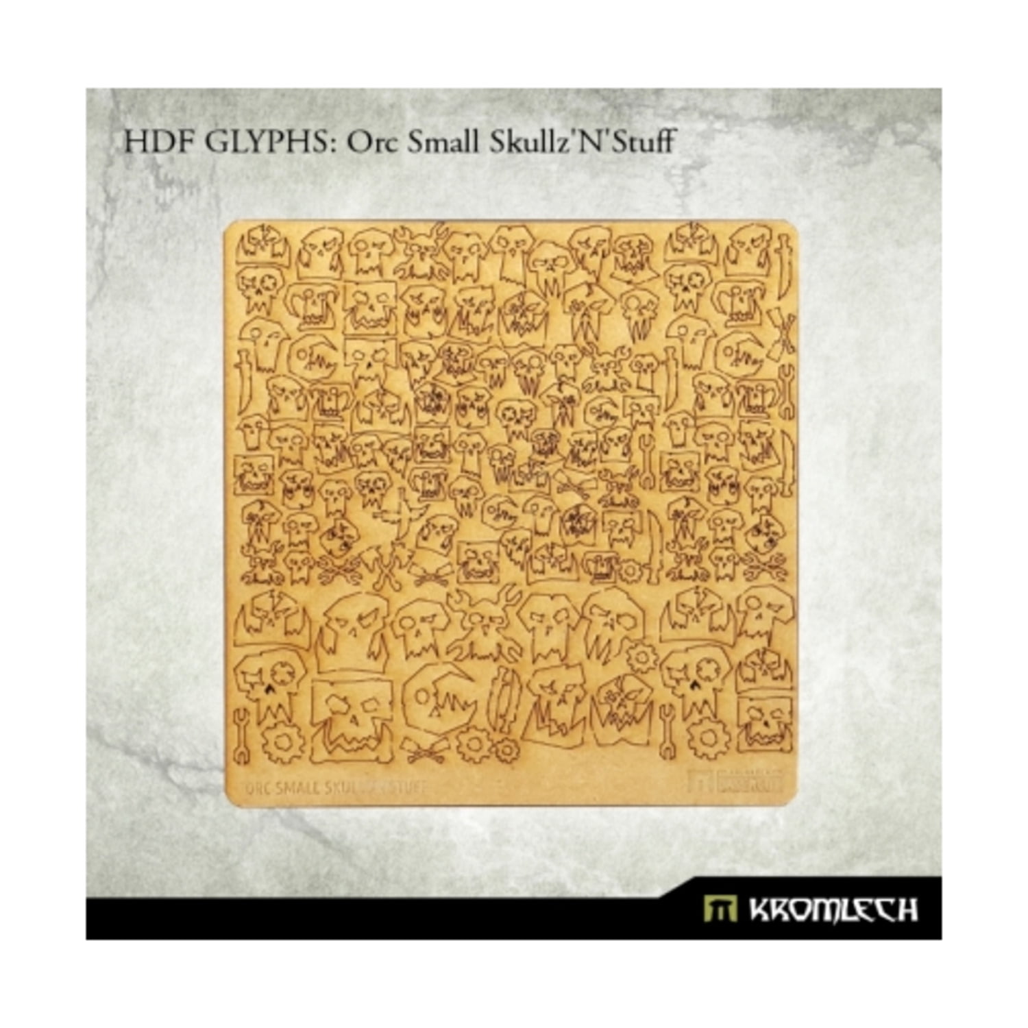 Kromlech HDF Glyphs - Orc Small Skullz'N'Stuff New - Walmart.com