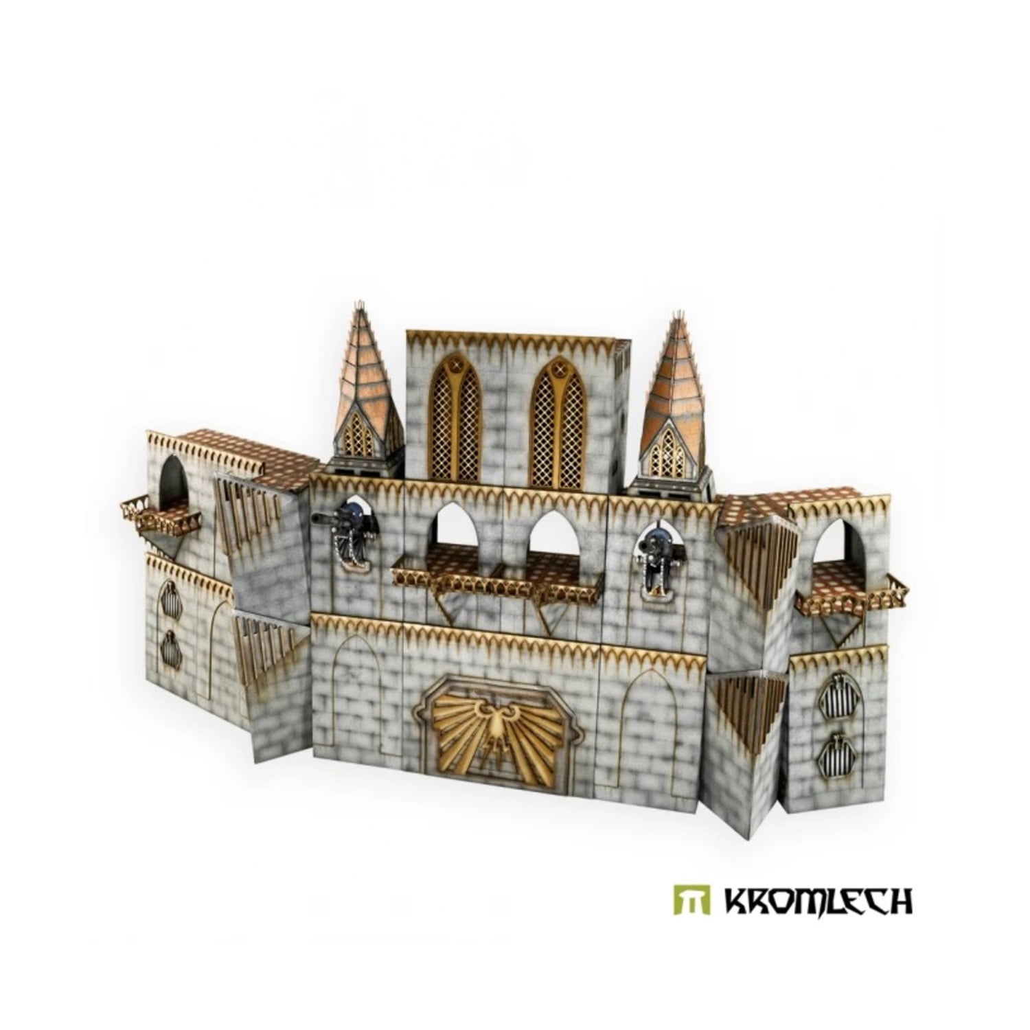 Kromlech Imperial Fortress Wall Siege Set New - Walmart.com