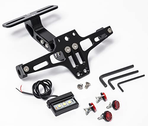 Kronox Motorcycle License Plate Bracket - Universal Fender Eliminator ...