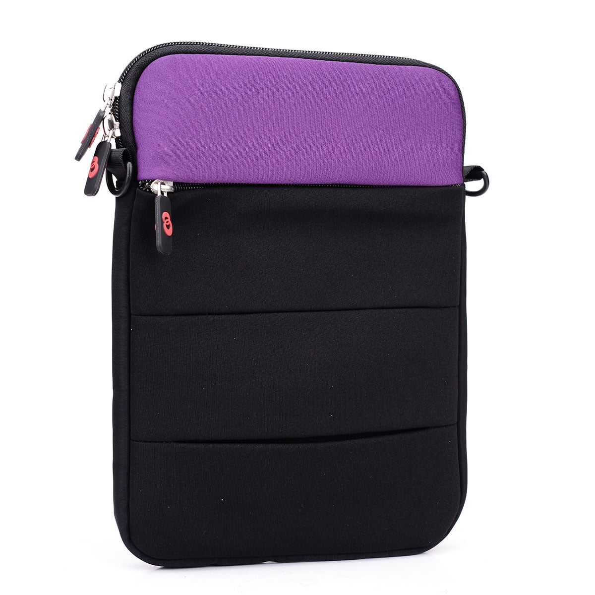 Kroo 10-Inch Tablet Sleeve with Shoulder Strap and Front Zipper Pocket ...