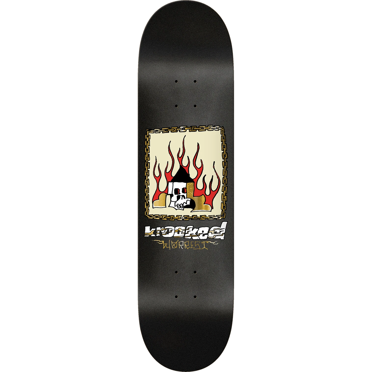 Krooked Bobby Worrest Chain Frame 8.3 Skateboard Deck - Walmart.com
